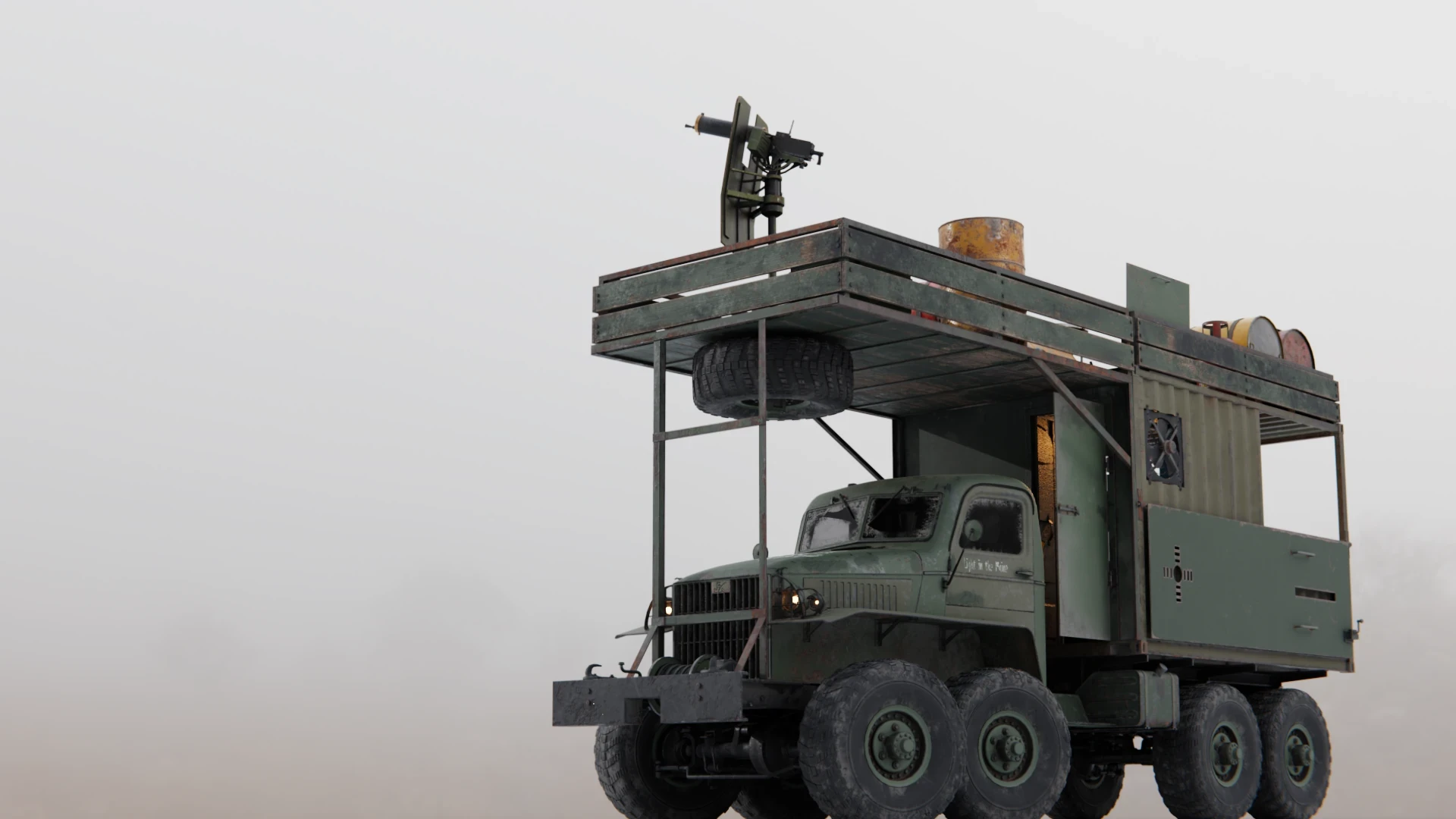 ArtStation - Apocalypse Truck-GrandPa V1: Nomad-Render Part II