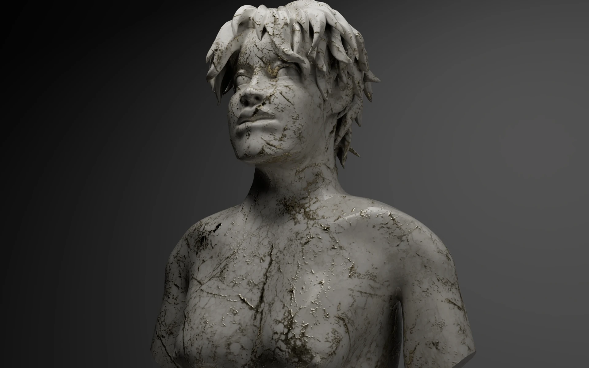 ArtStation - Midas-Touched Statue