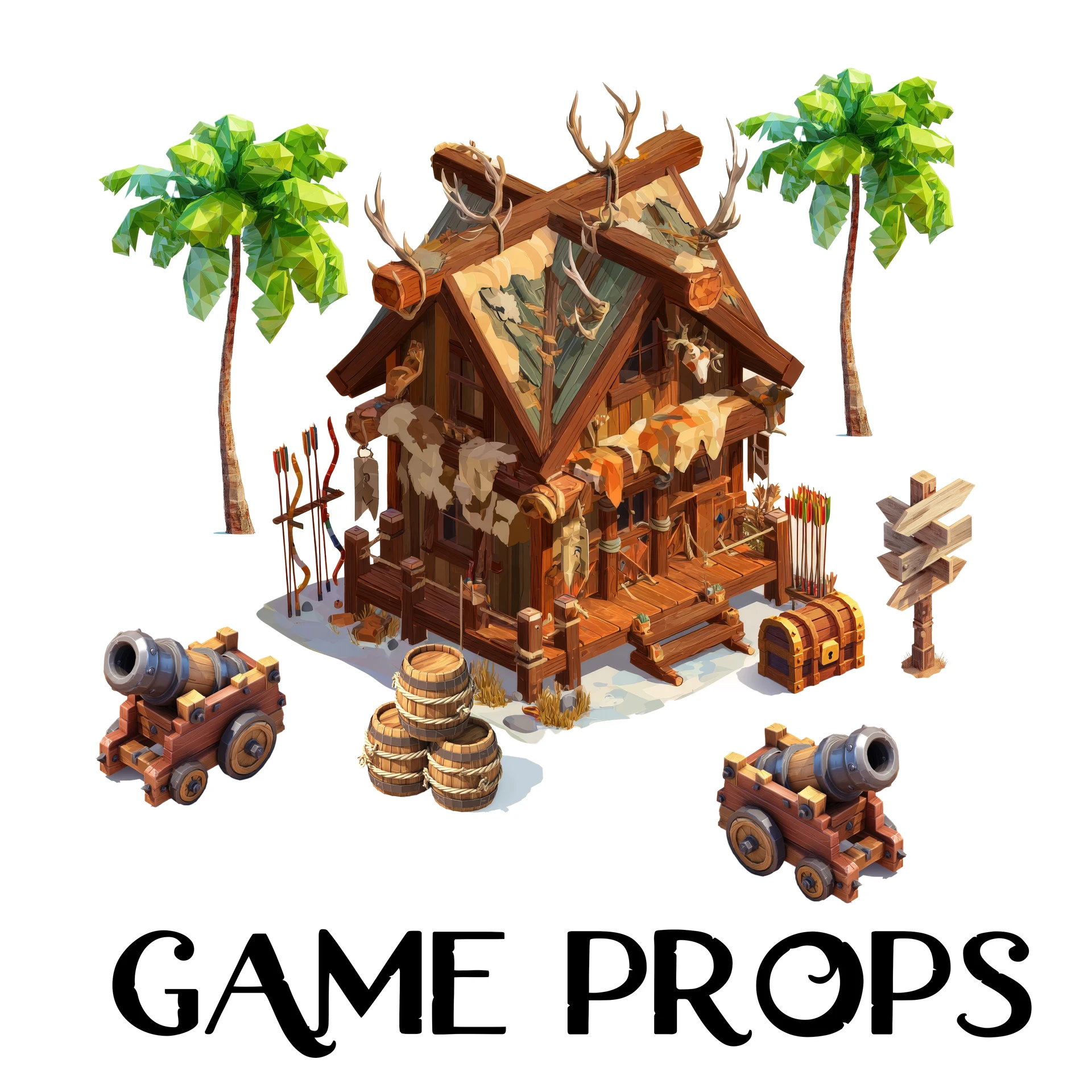 ArtStation - +430 Isometric Game Prop - Reference Image Pack v.105 |4K|