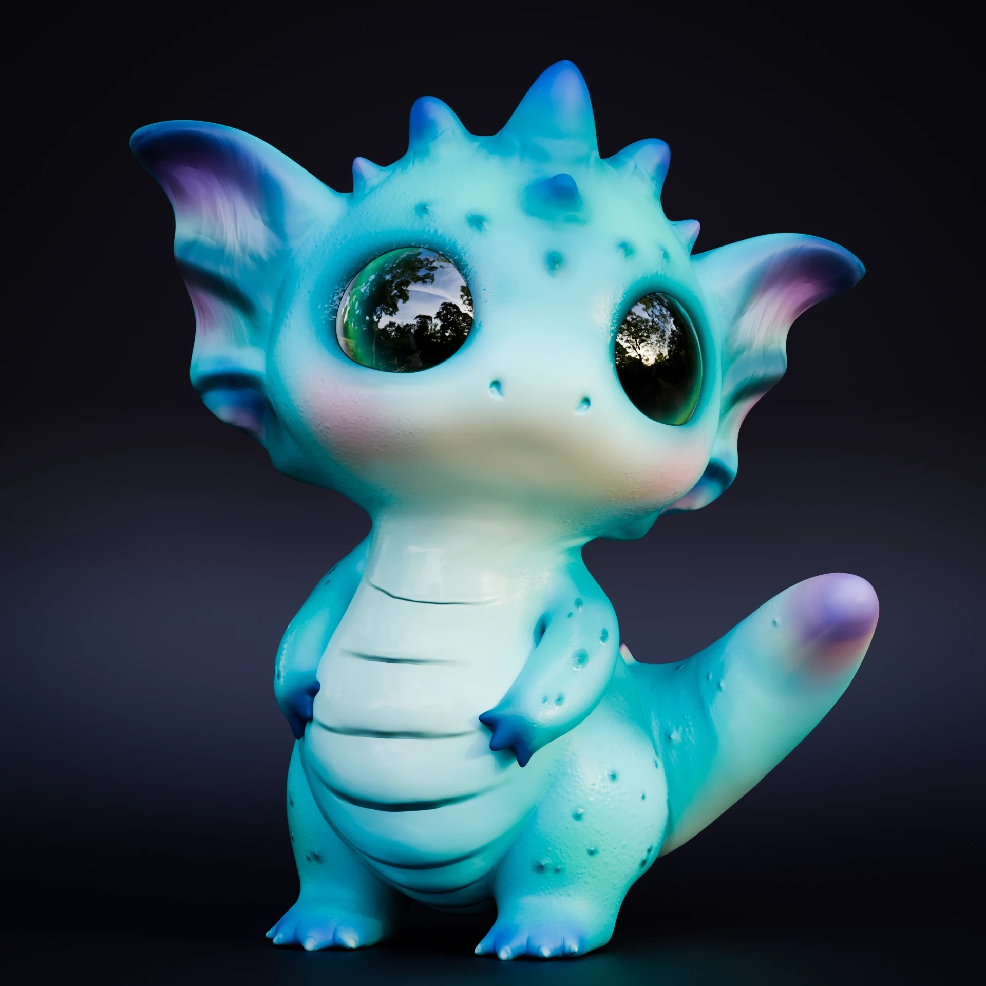 ArtStation - Turquoise Dinosaur (Rigged)