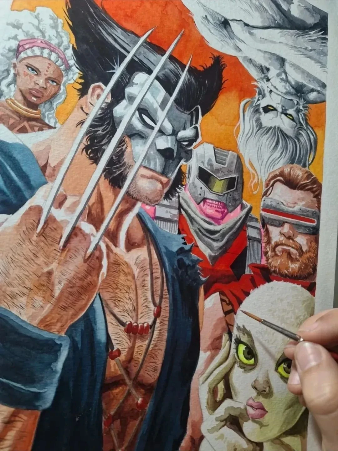 ArtStation - 🎨 AMAZING X-MEN VARIANT COVER by Germán Peralta