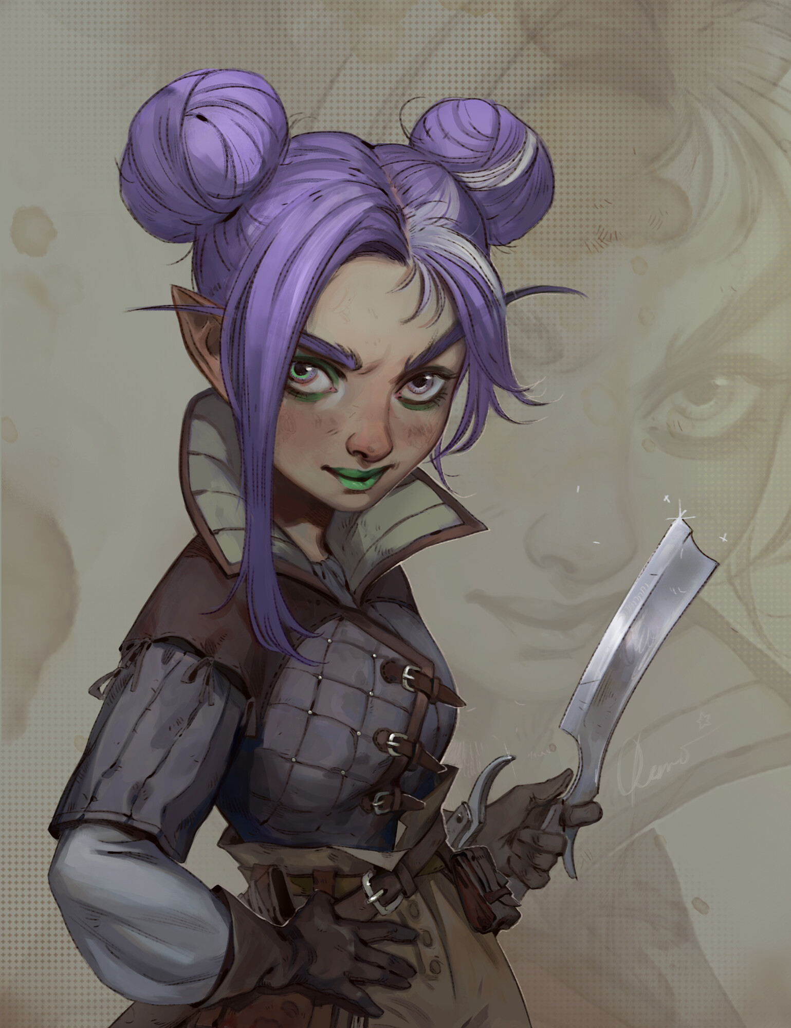 ArtStation - Ochi, the Gnome Rogue