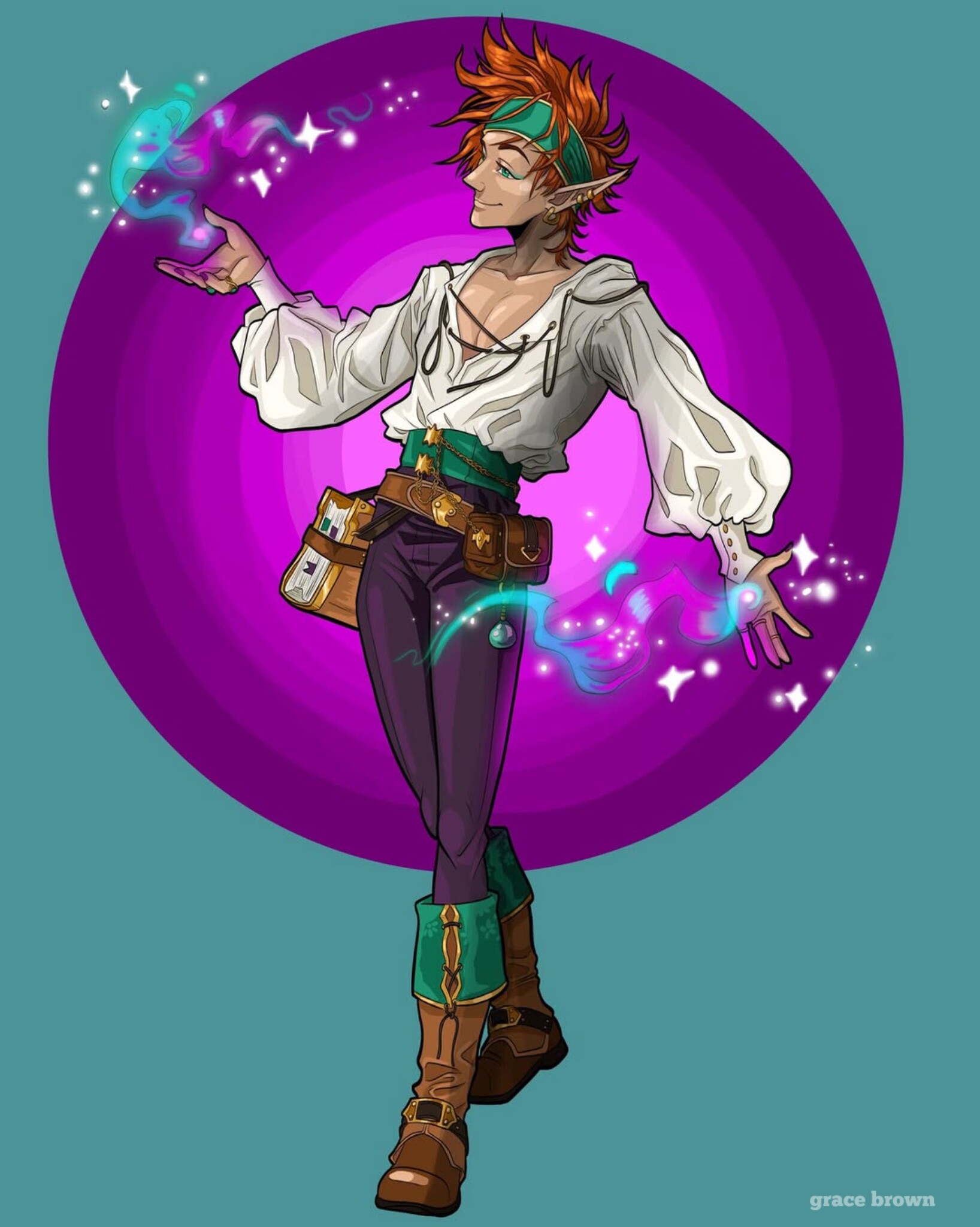 ArtStation - The Arcane Trickster Jester of Spells