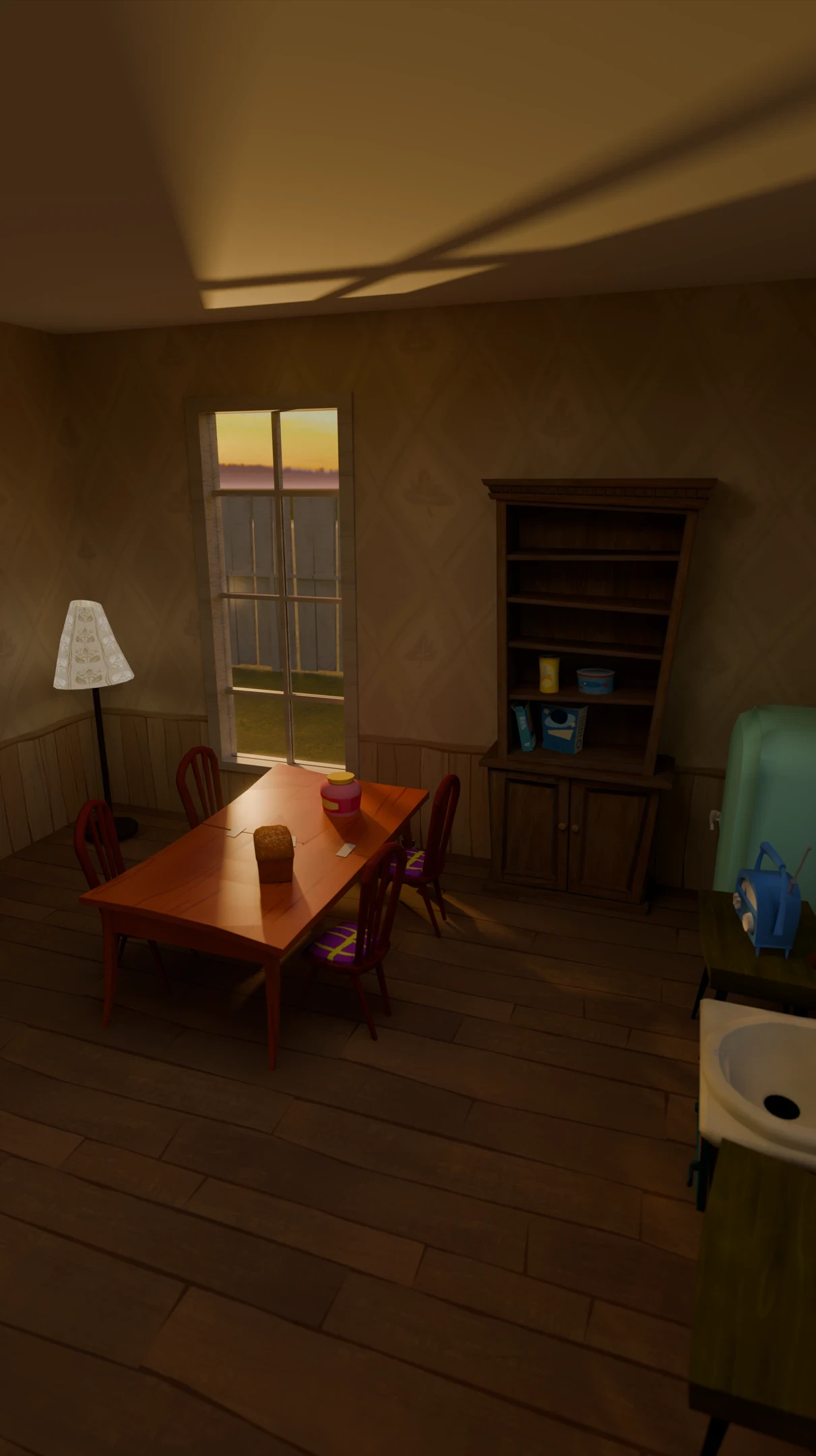 ArtStation - Hello Neighbor In Blender