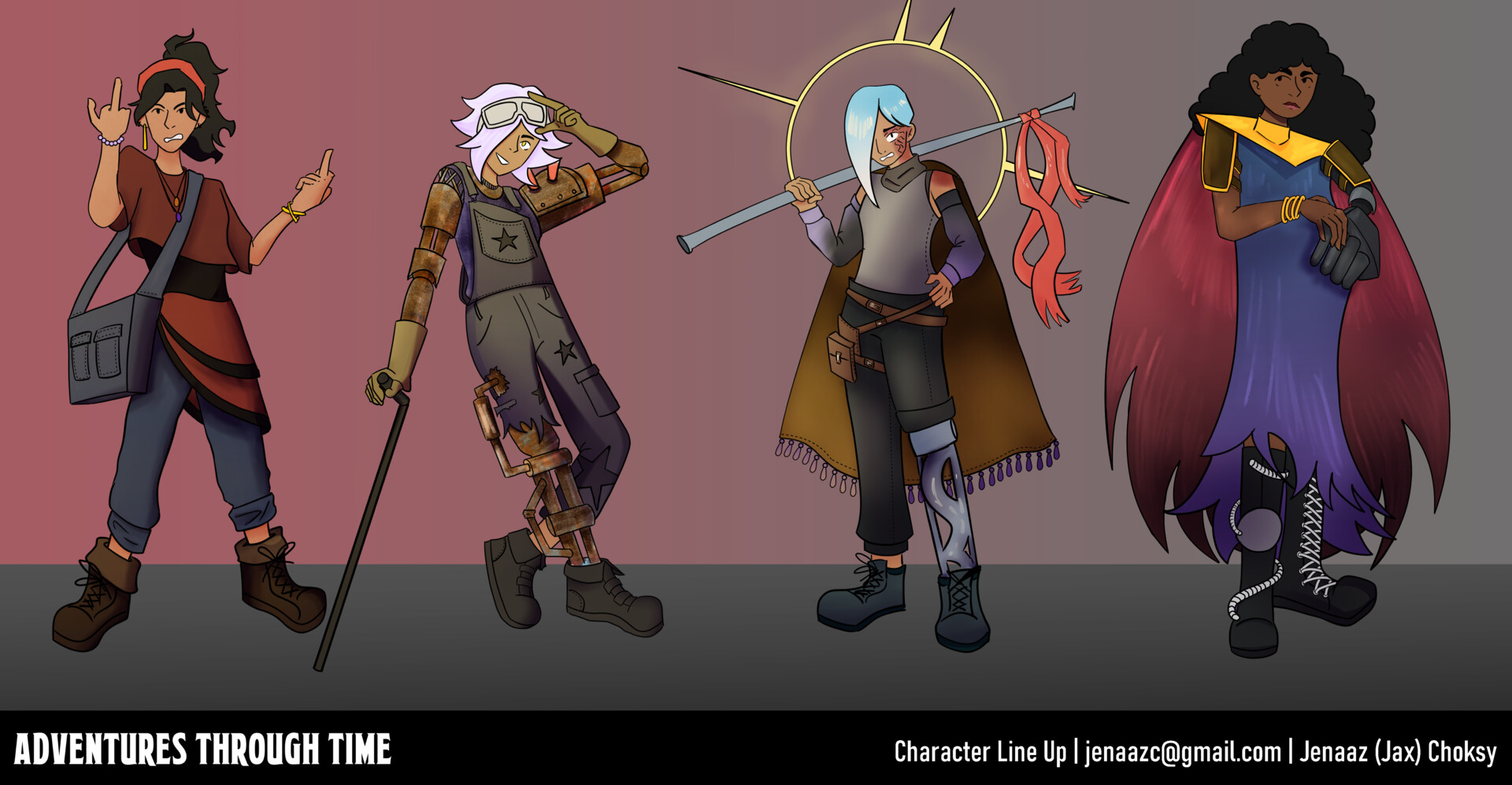 ArtStation - Adventures through time characters