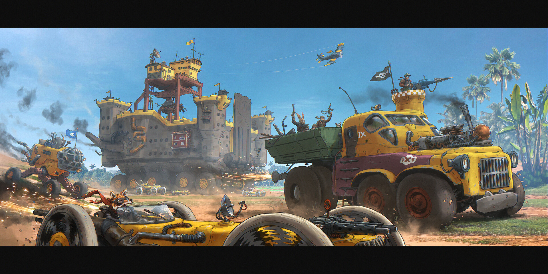 ArtStation - Rolling Fortress