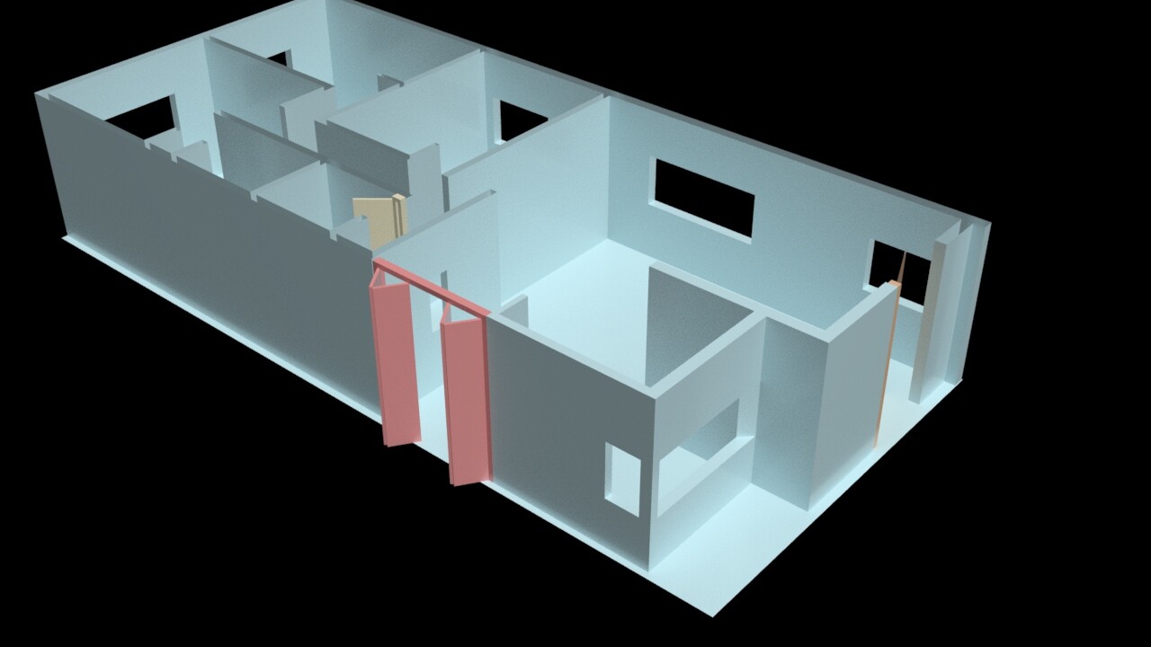ArtStation - 3D Floor Plan
