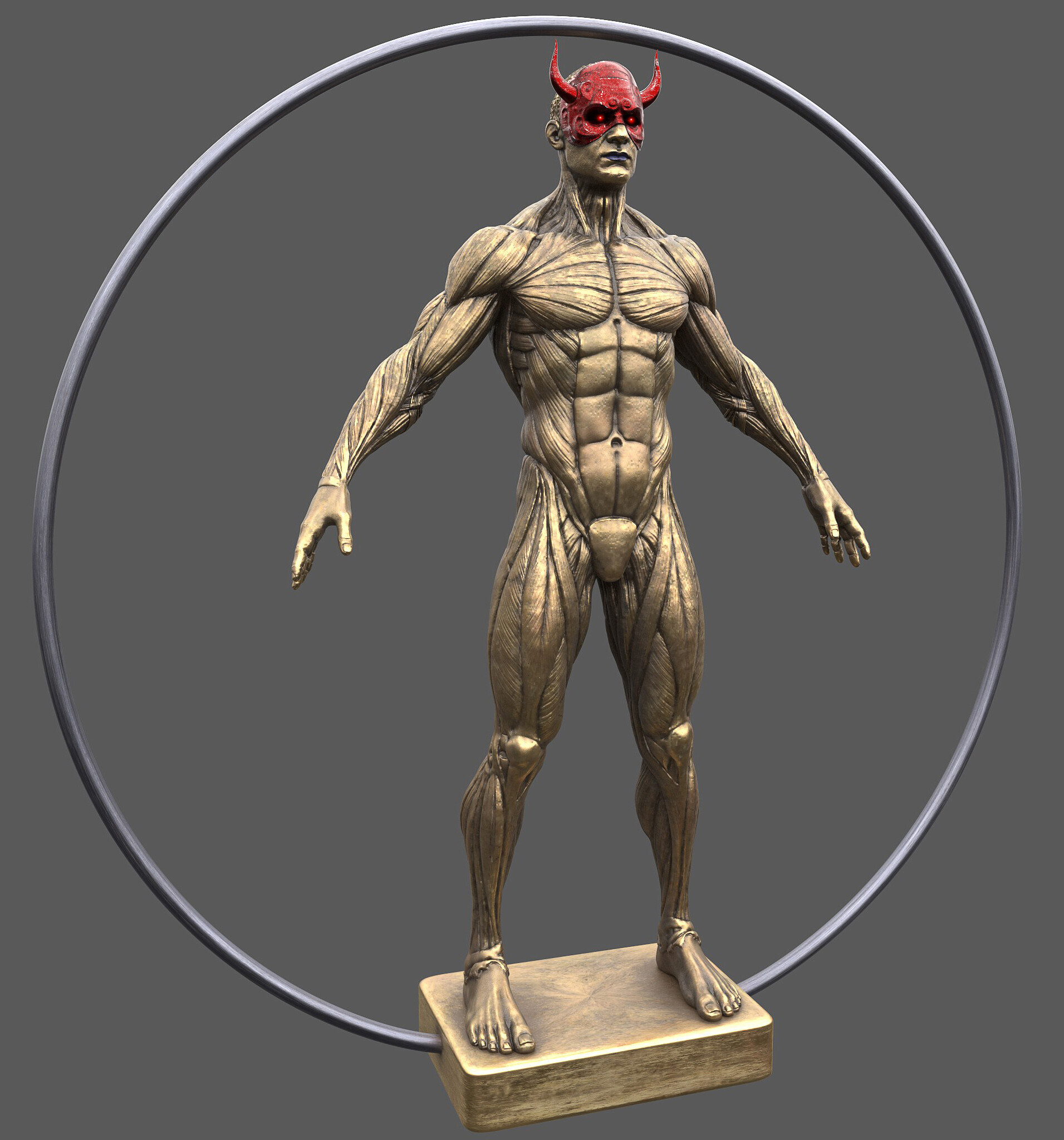 ArtStation - Anatomy study - Male Ecorche