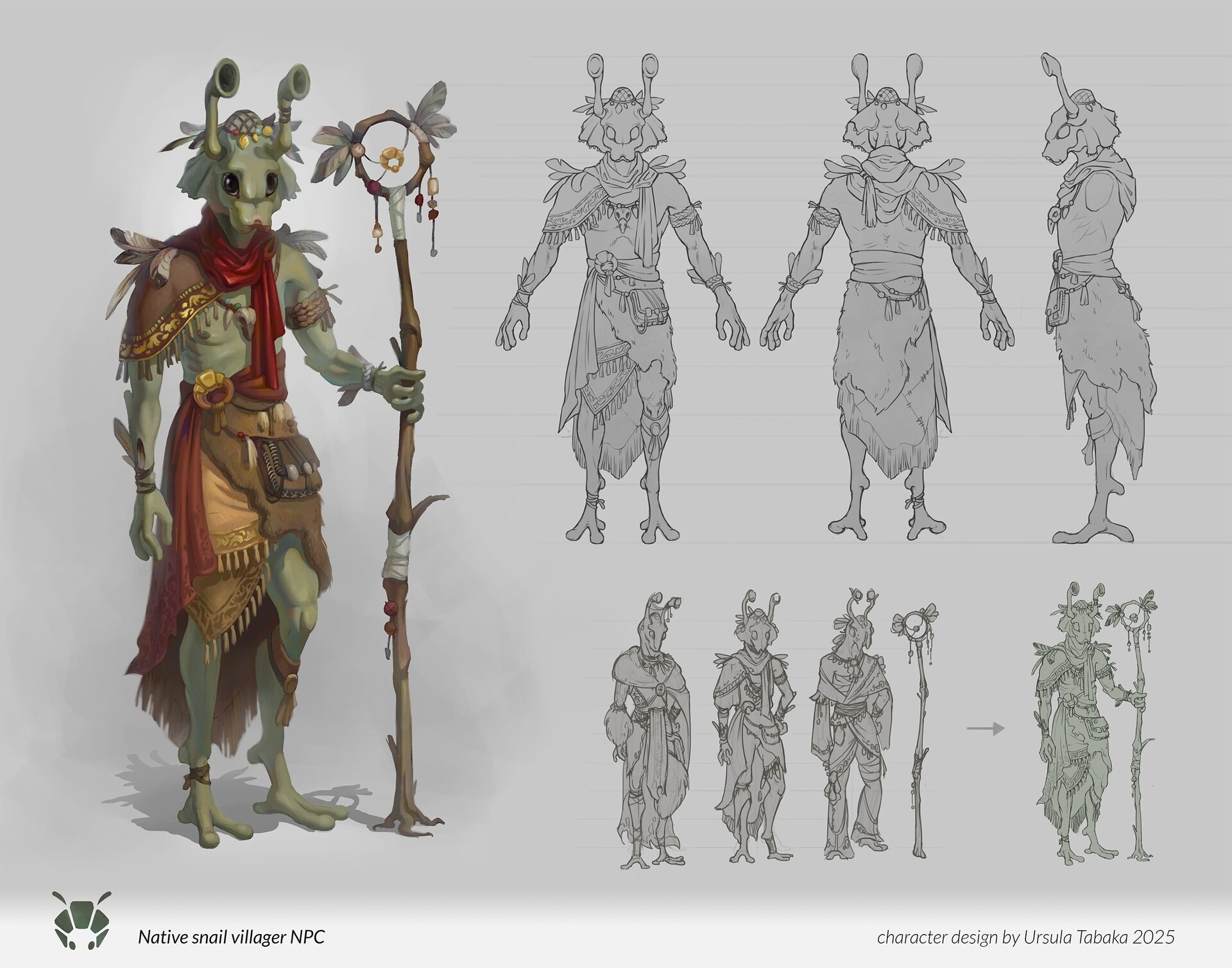 ArtStation - Snail Character Concept