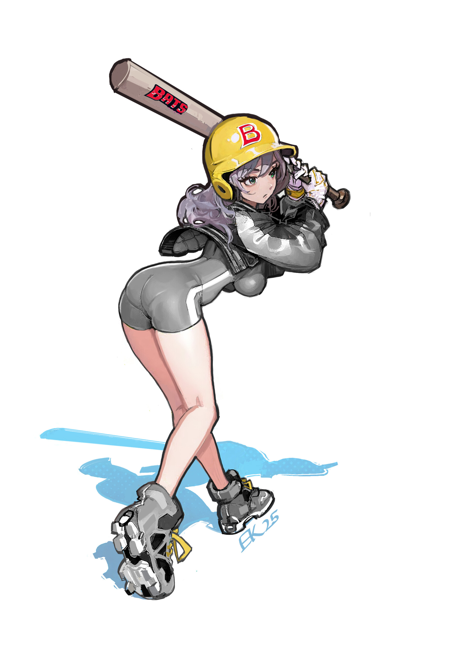 ArtStation - base ball girl