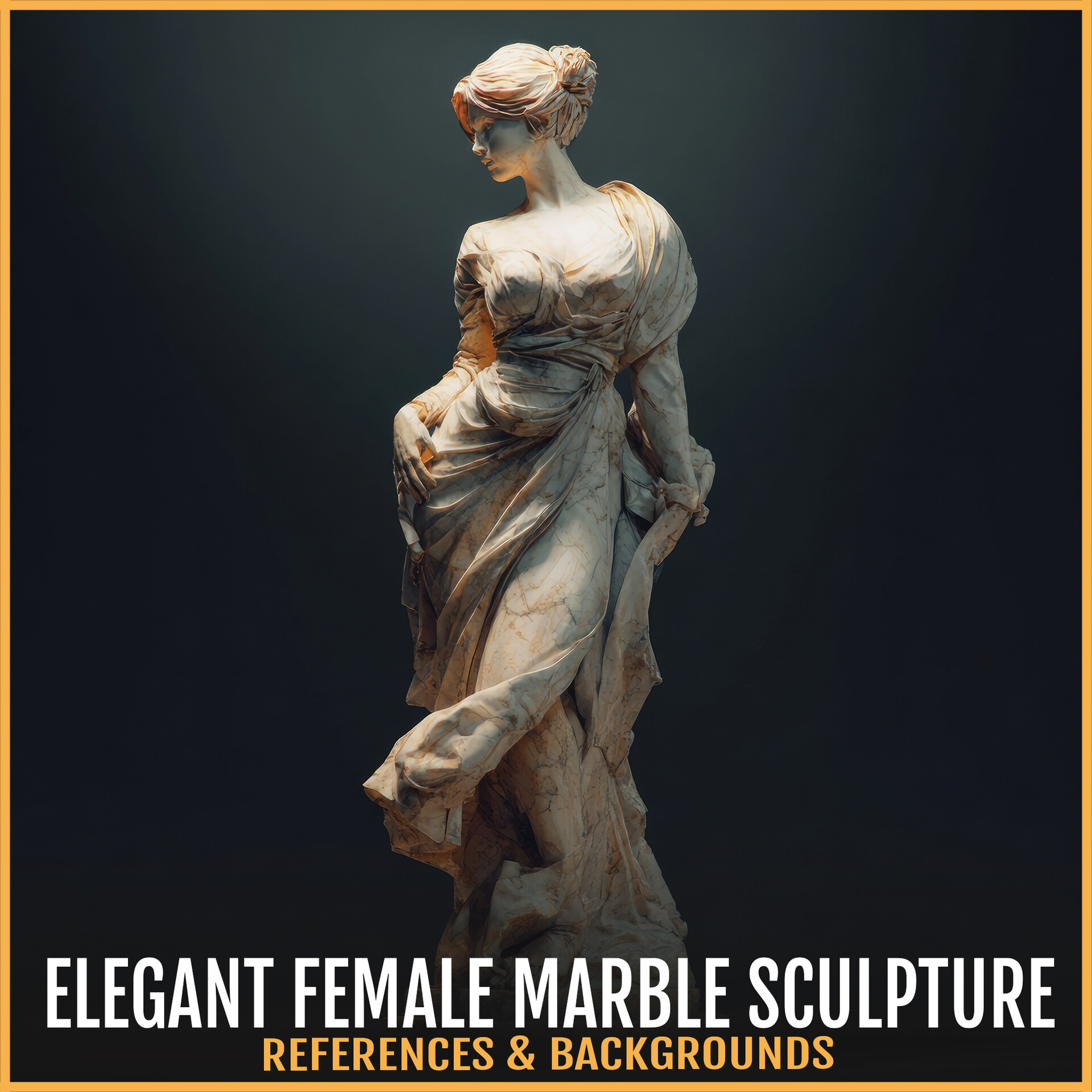 ArtStation - 303 Elegant Female Marble Sculpture