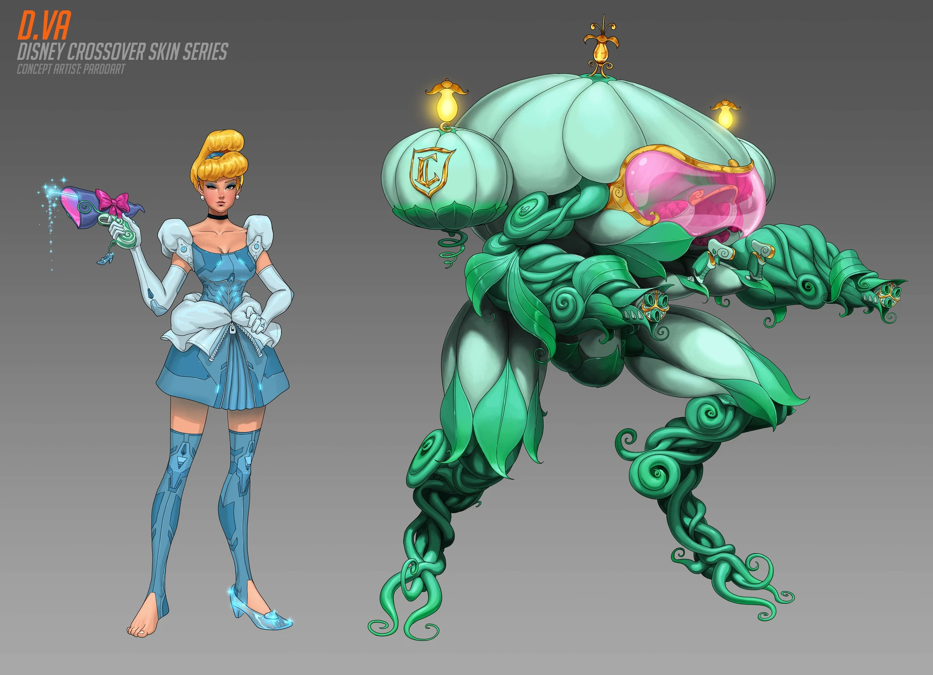 ArtStation - D.va - Overwatch/Disney Crossover