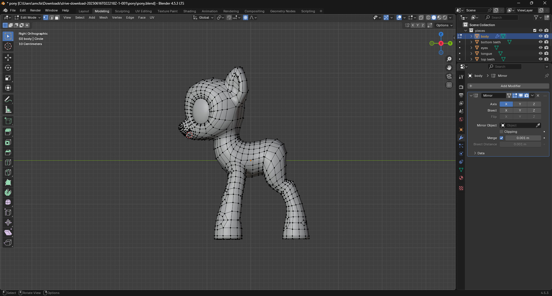 ArtStation - "Pony" (3D Model)