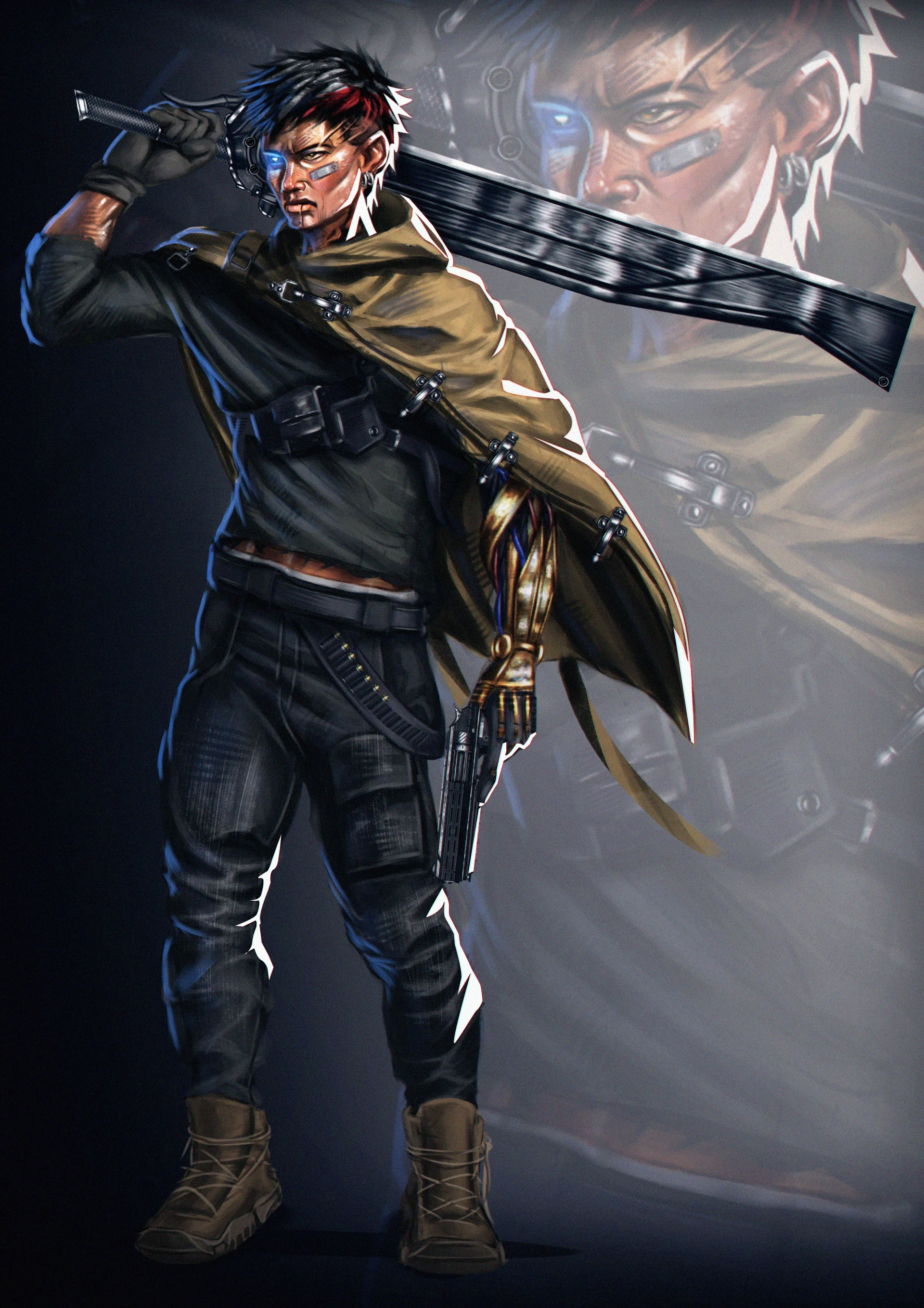 ArtStation - Sci-Fi Drifter Character Concept