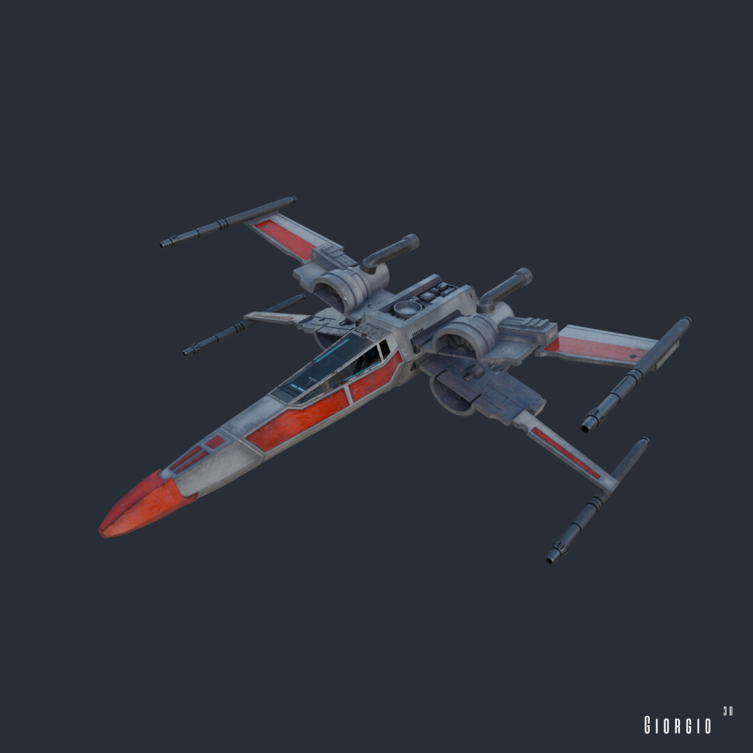 ArtStation - X Wing - Blender Model