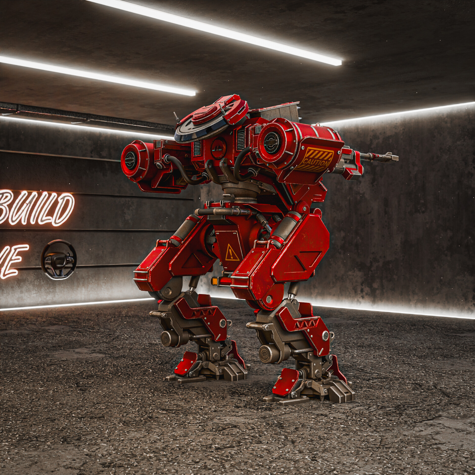 ArtStation - Combet Robot {Texturing}