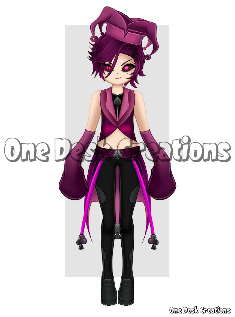 ArtStation - The Jester/Card Trickster Full Body Art