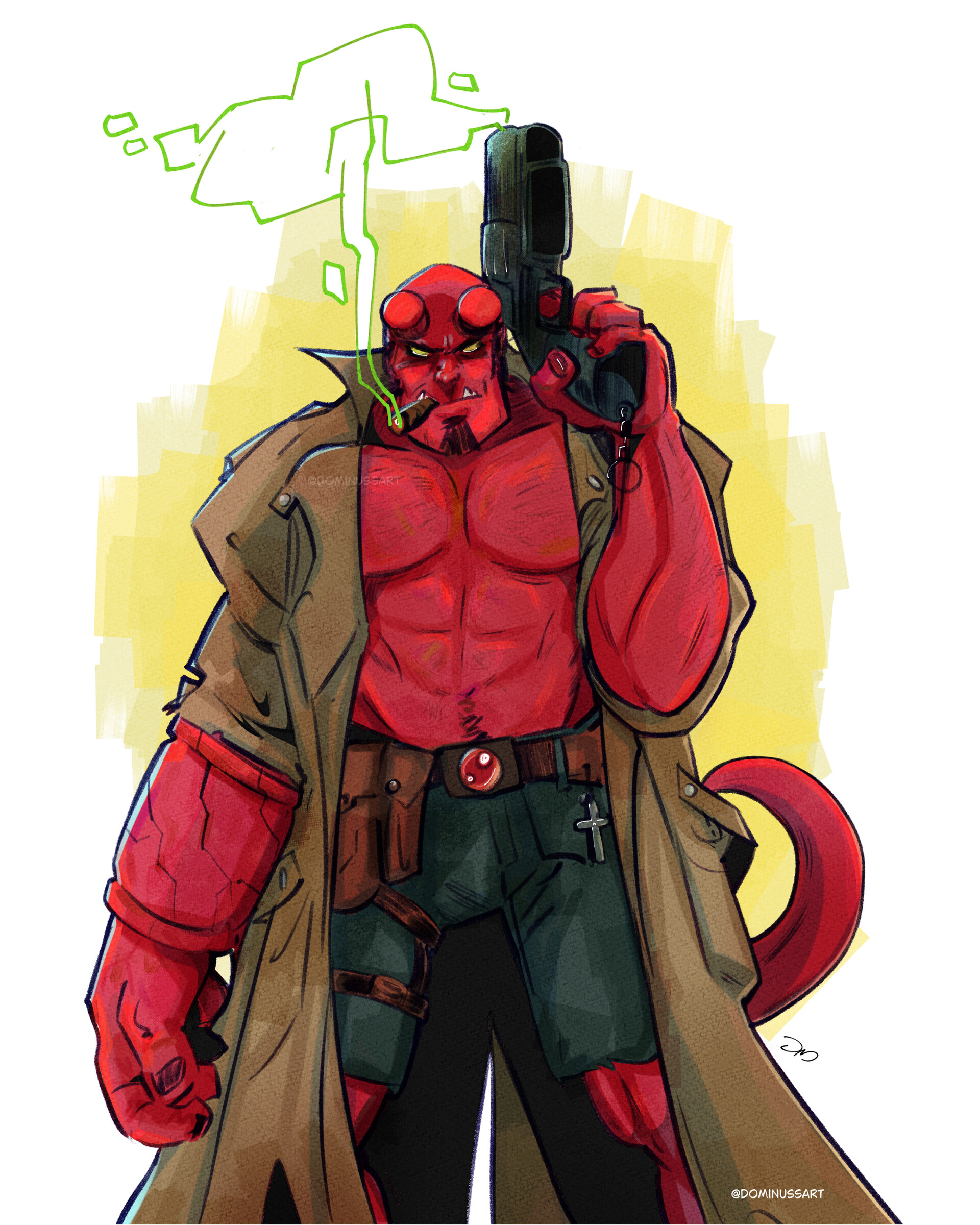 ArtStation - hellboy 00