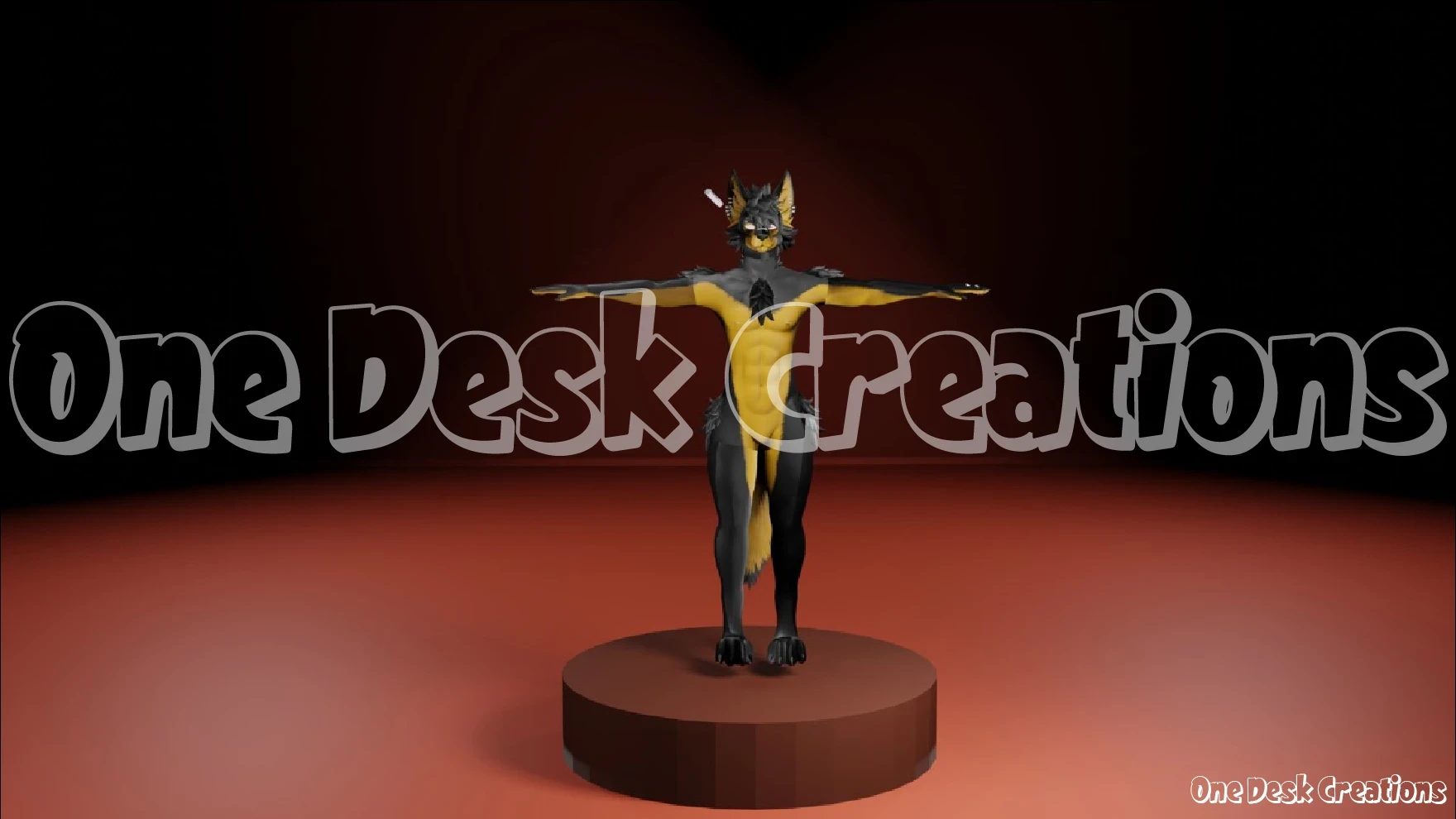 ArtStation - Wolf Furry 3D Model (VRC Avatar)