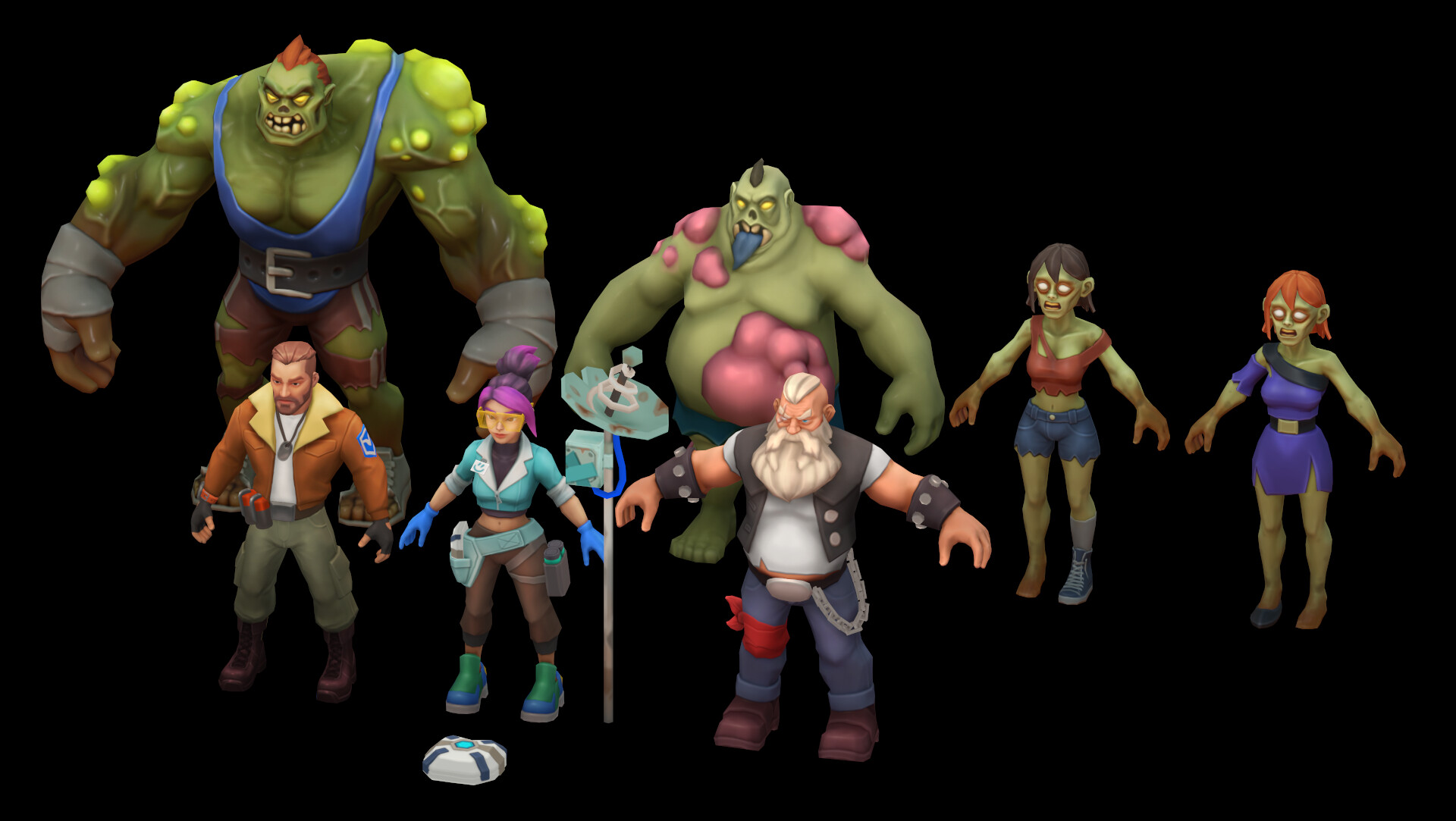 ArtStation - Mobile game characters pack