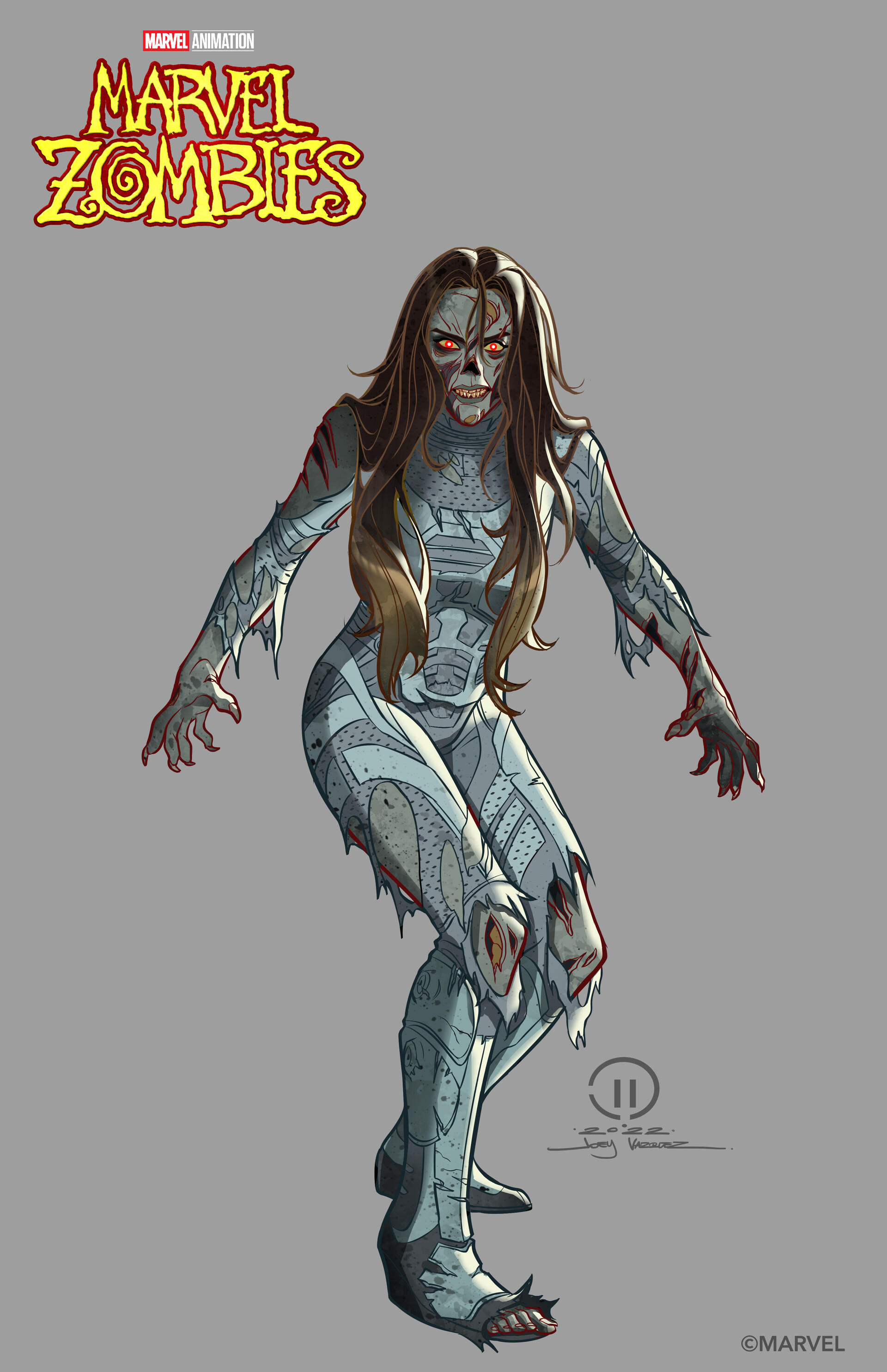 ArtStation - Marvel Zombies Ghost Zombie