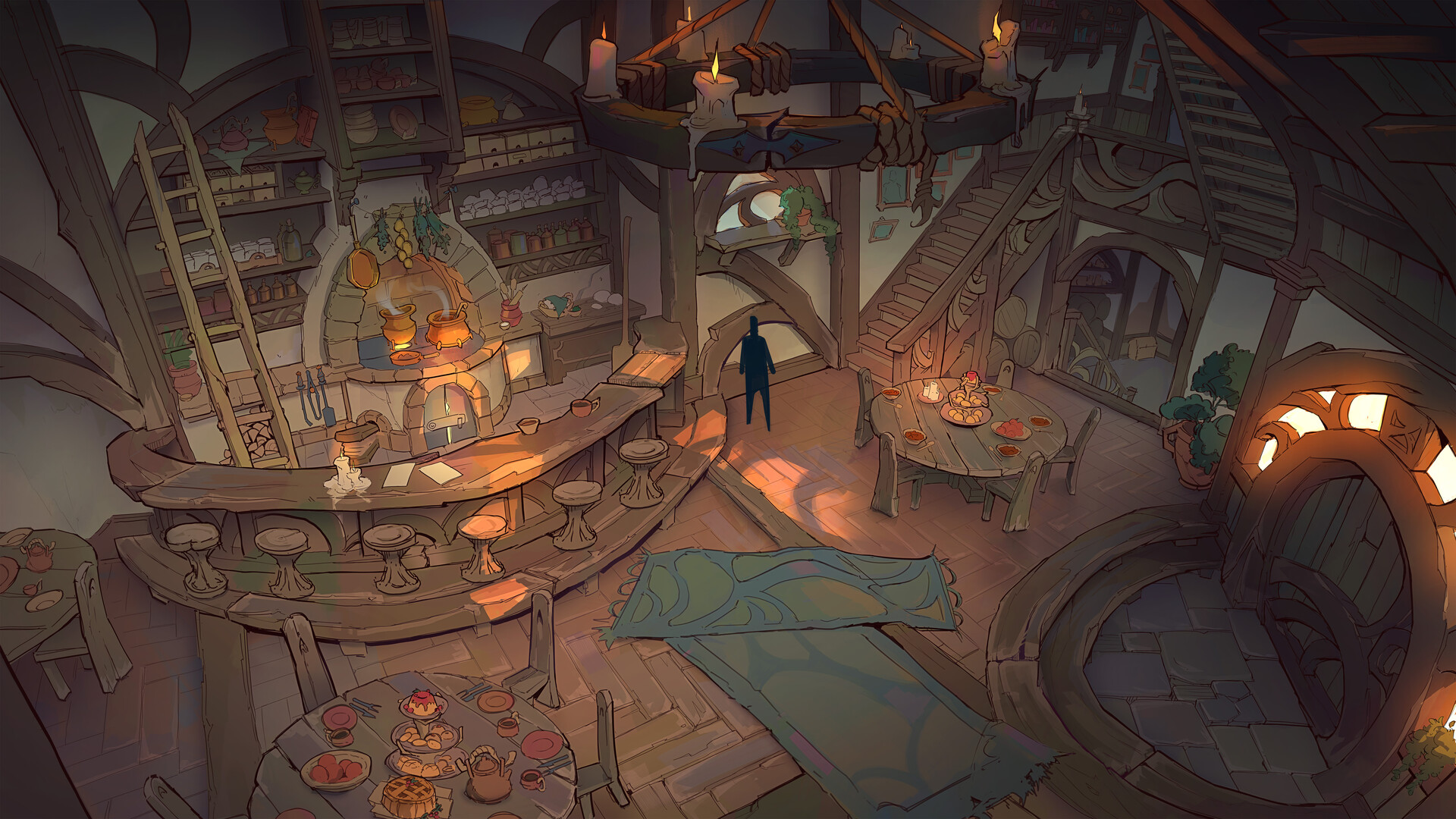 ArtStation - Mergo's Tea House Interior