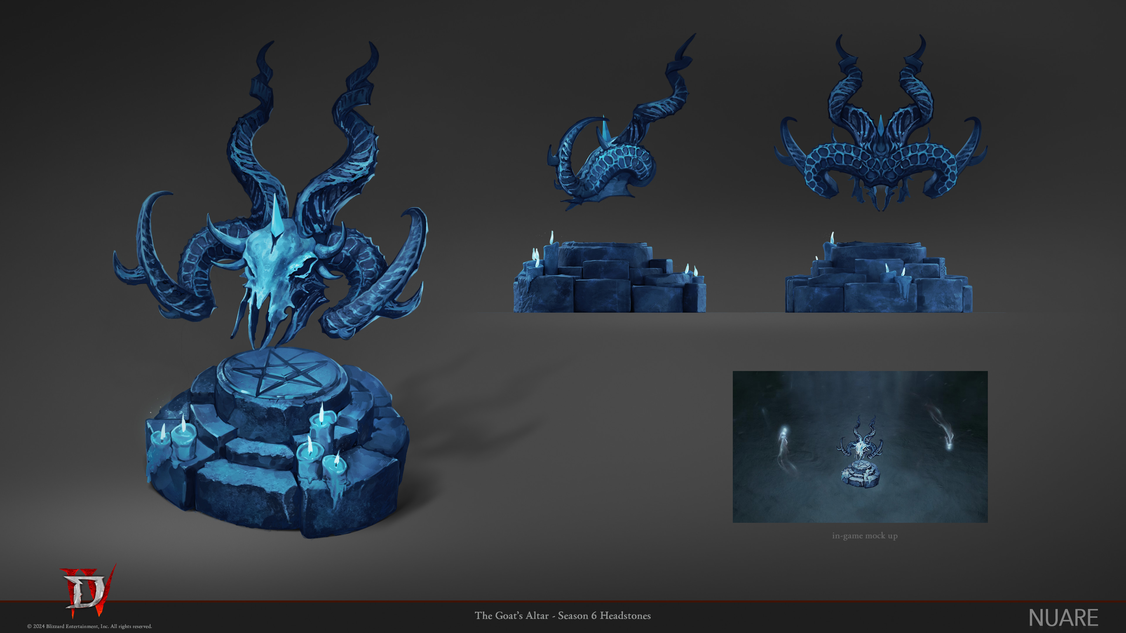 Diablo IV | Battlepass Mount | Headstones-花瓣网