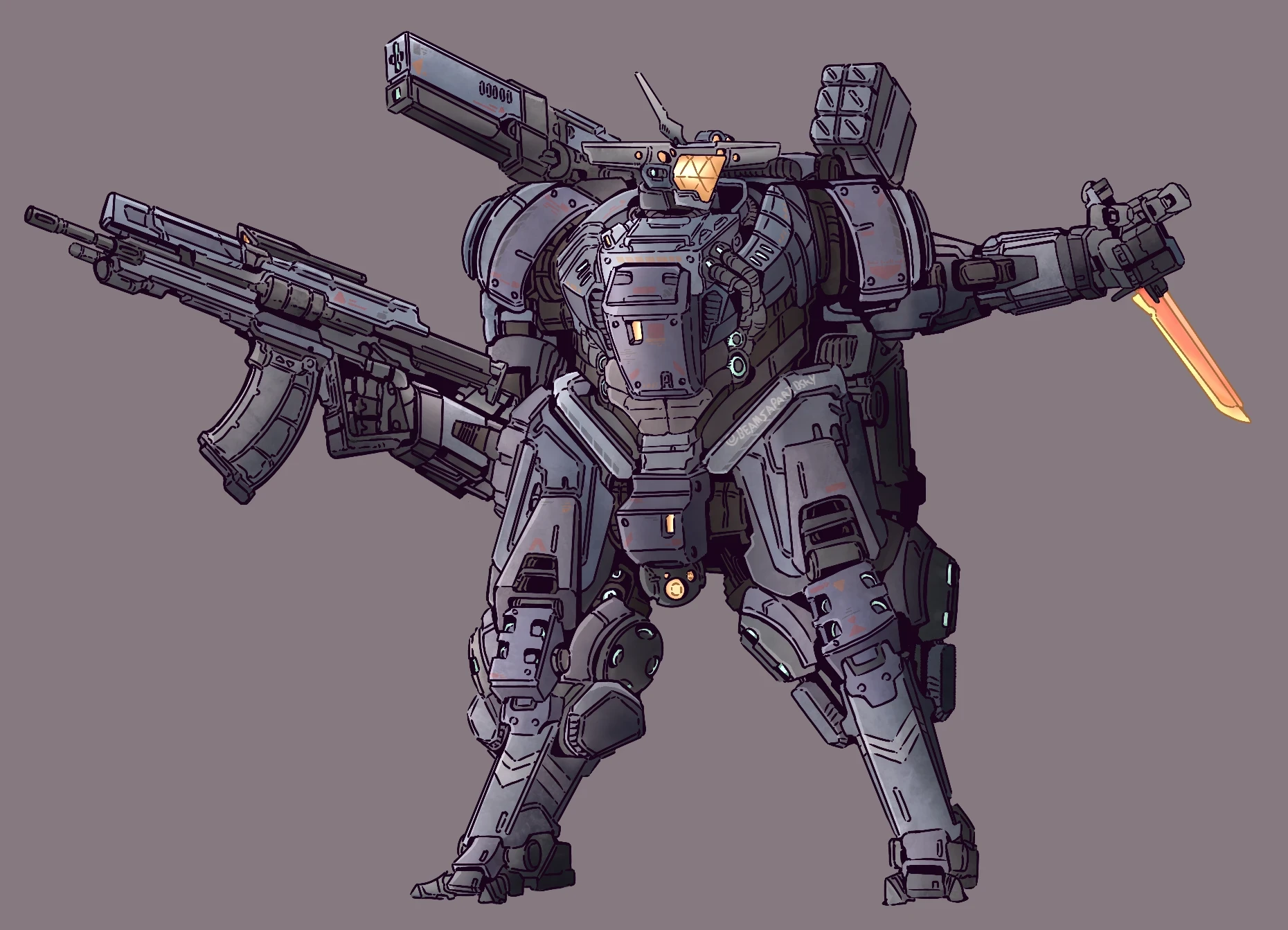 ArtStation - Military Mech