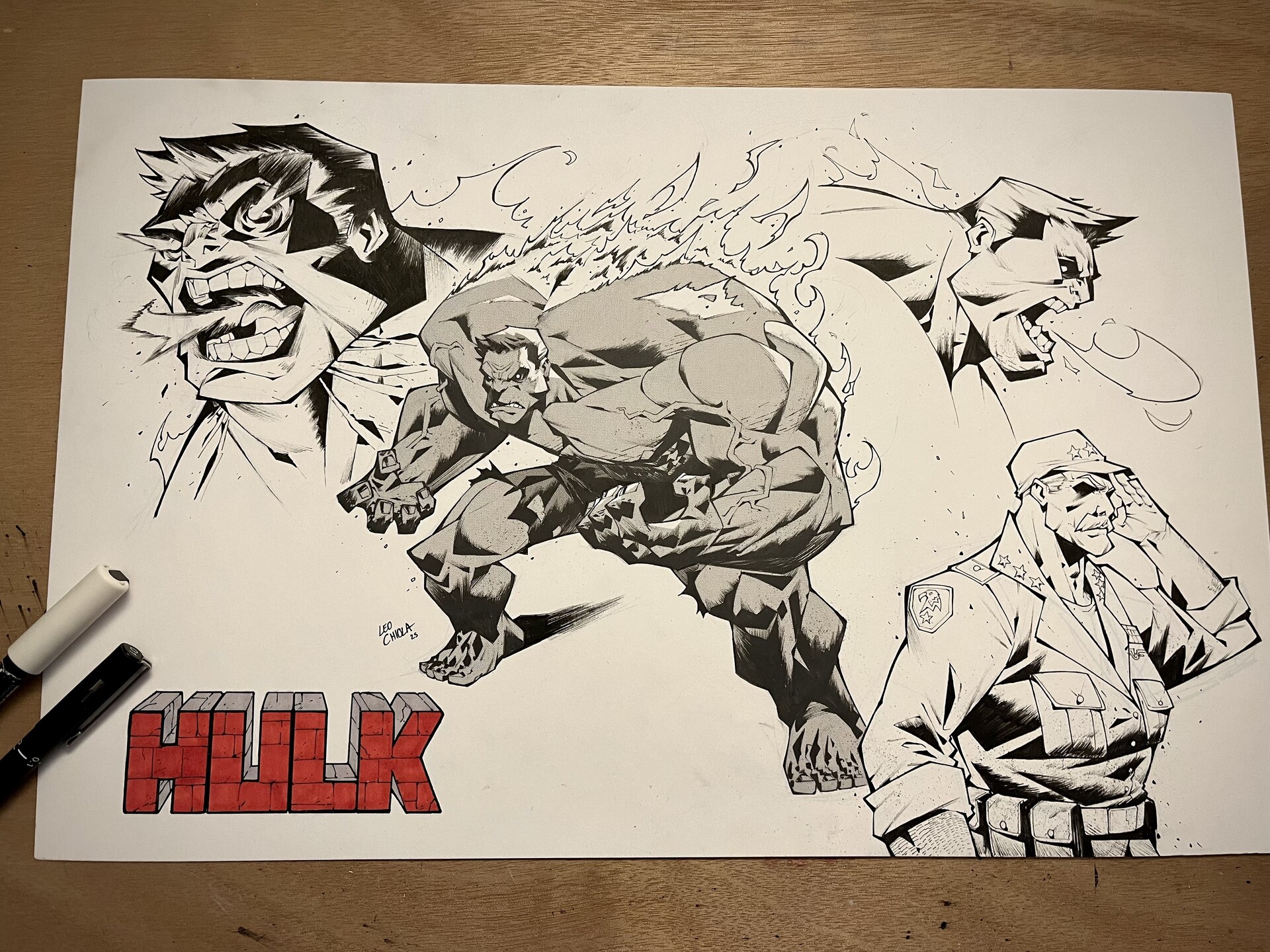 ArtStation - RED HULK commission