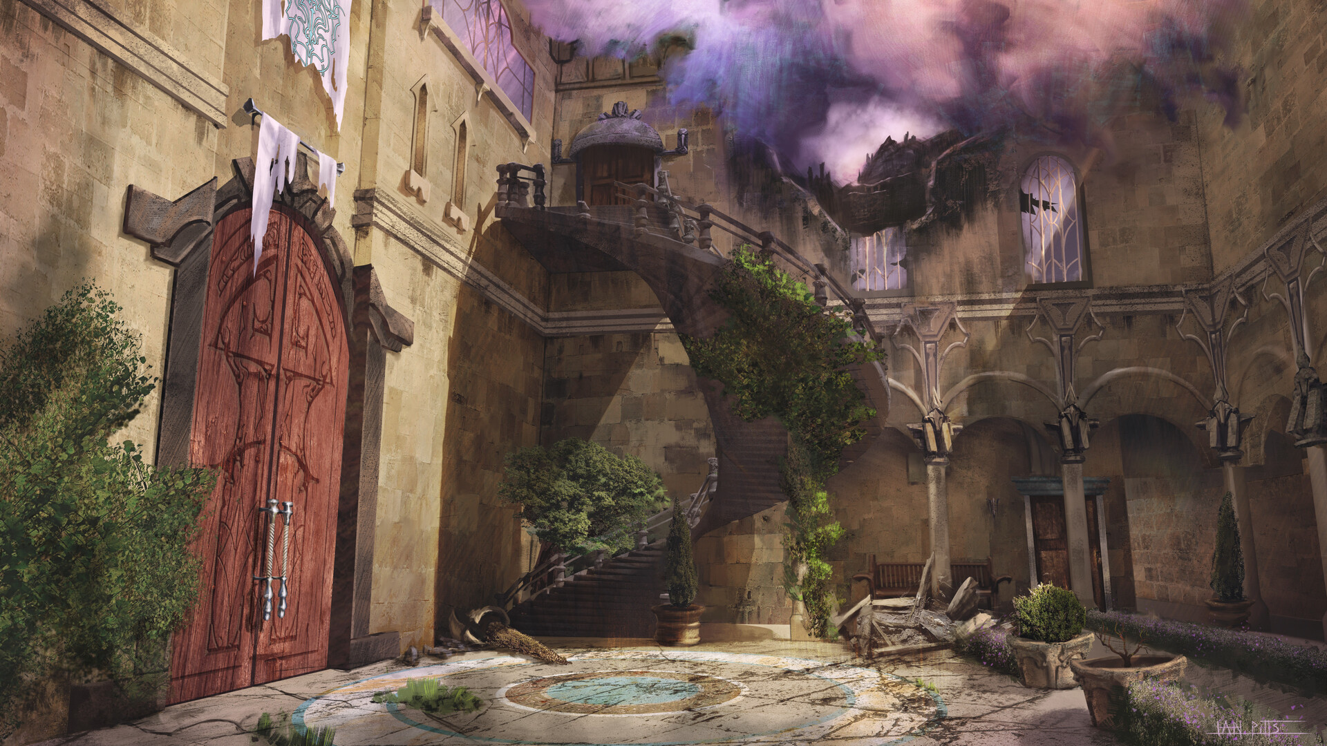 ArtStation - Magnificent Courtyard