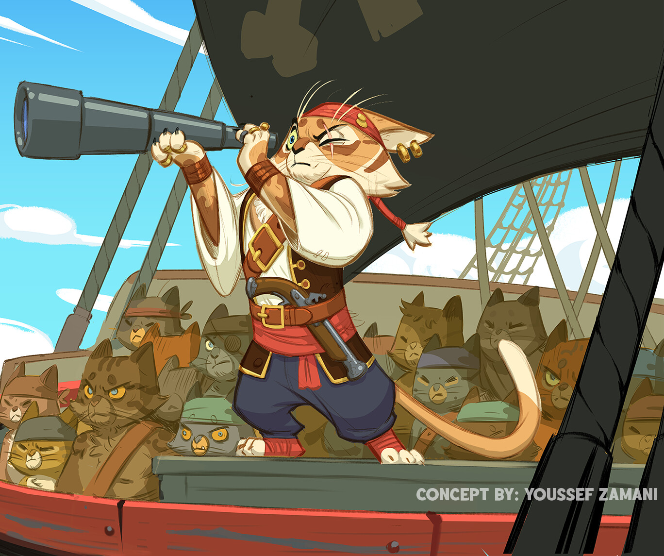 ArtStation - Captain Cat