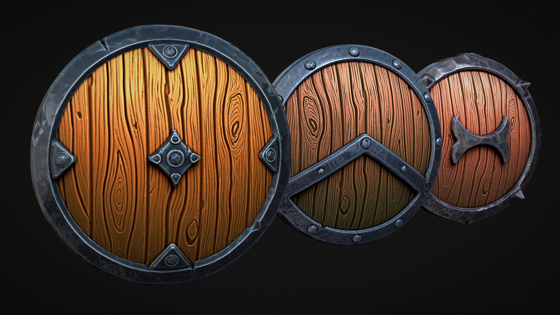 ArtStation - Stylized Shields