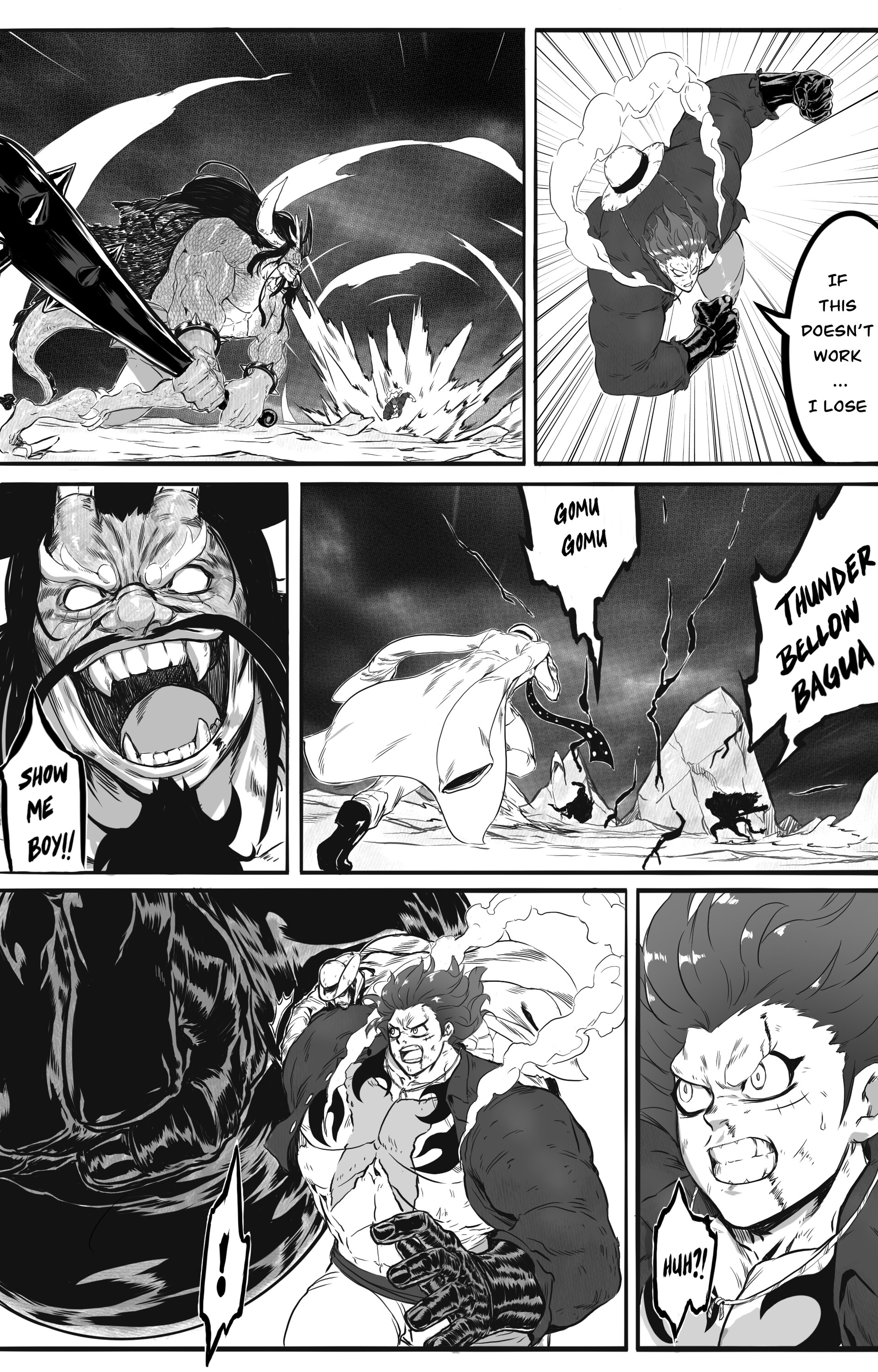 ArtStation - One Piece Manga Redraw