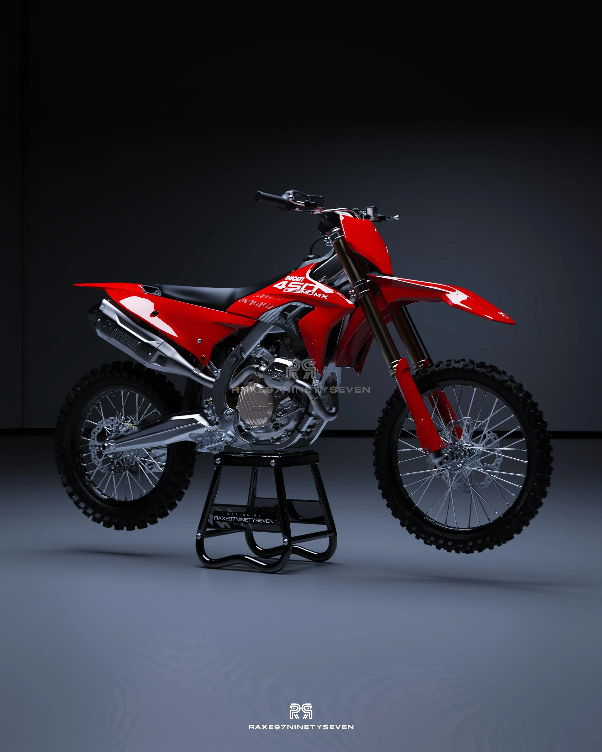 ArtStation - 2025 Ducati Desmo 450 MX 3D Model & Texture by ...