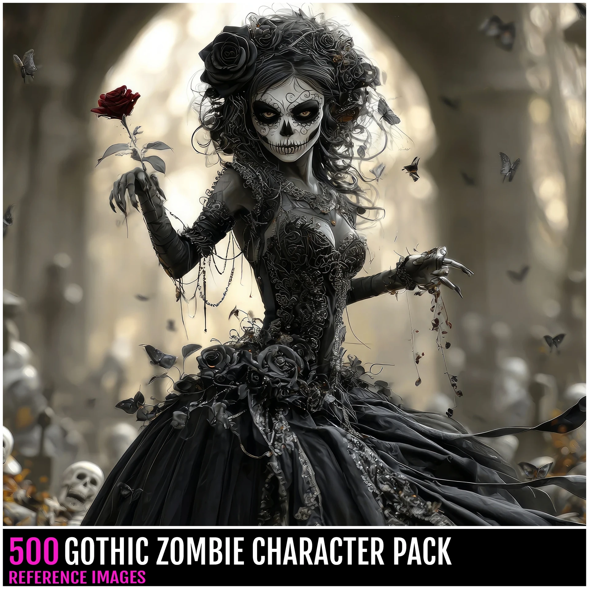 Isabelle Studio (¥¥ Isabelle ¥¥) - 500 GOTHIC ZOMBIE CHARACTER PACK