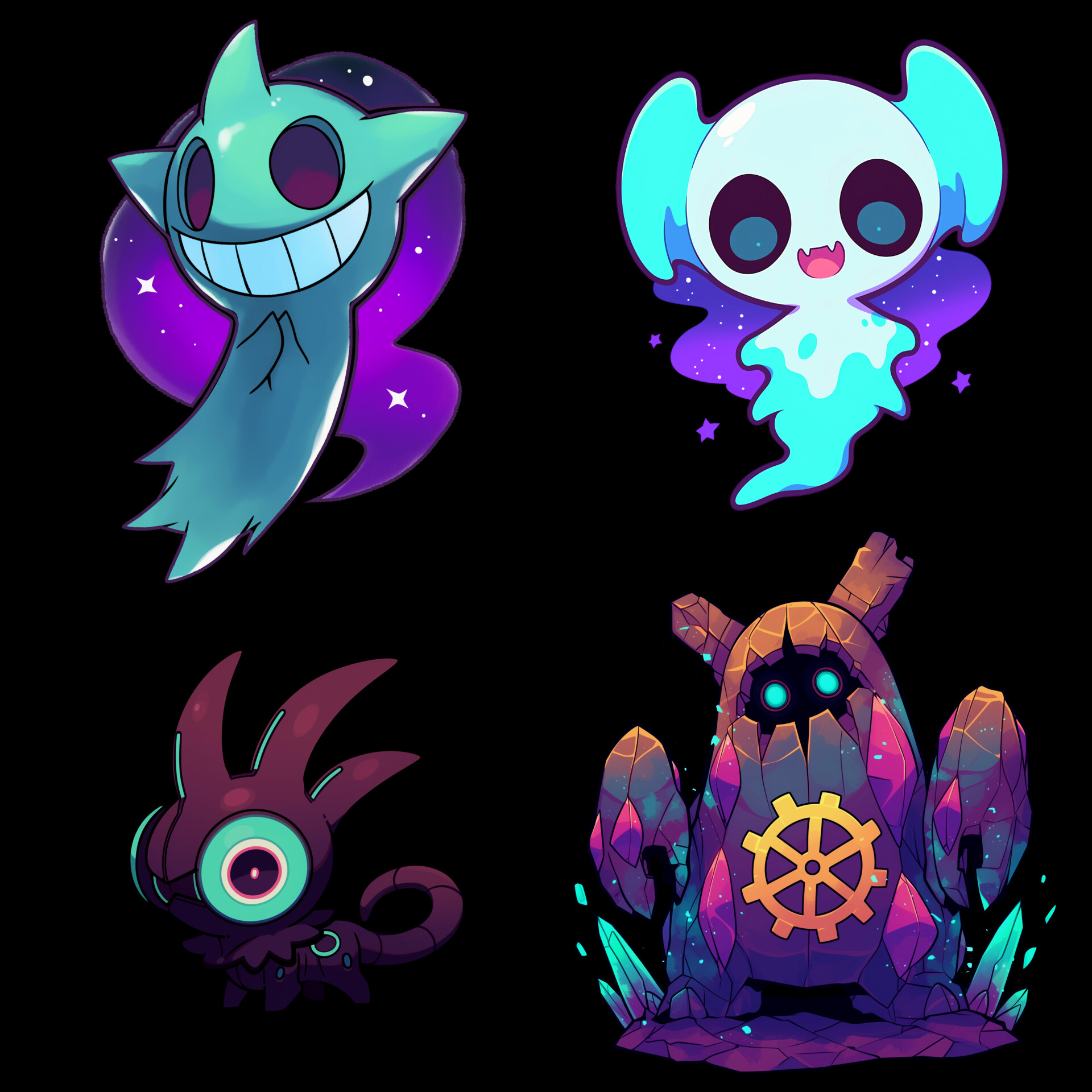 ArtStation - Monstermon : Star Type