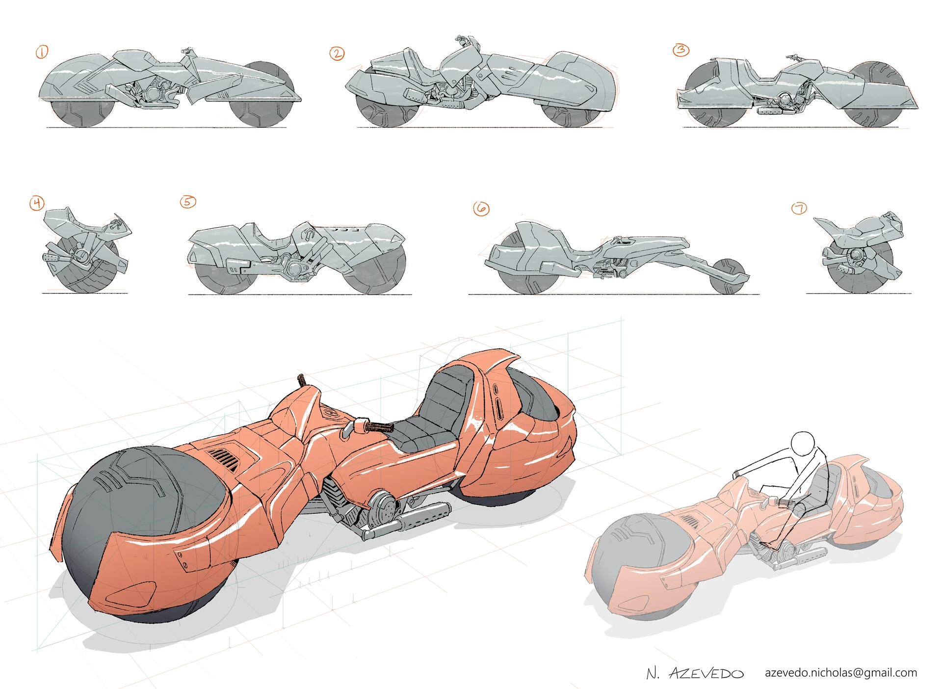 ArtStation - Motorcycle Concepts