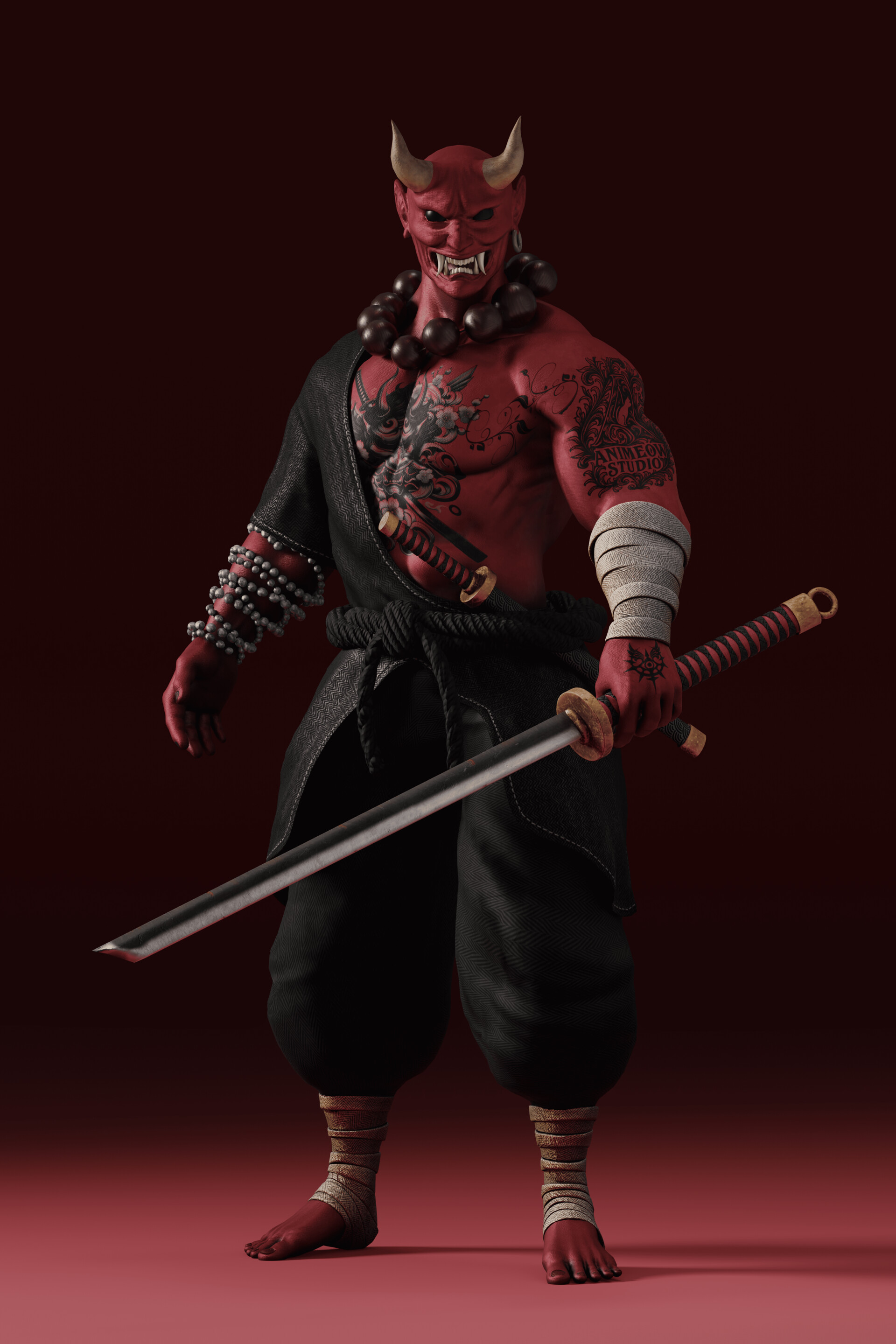ArtStation - Oni Character