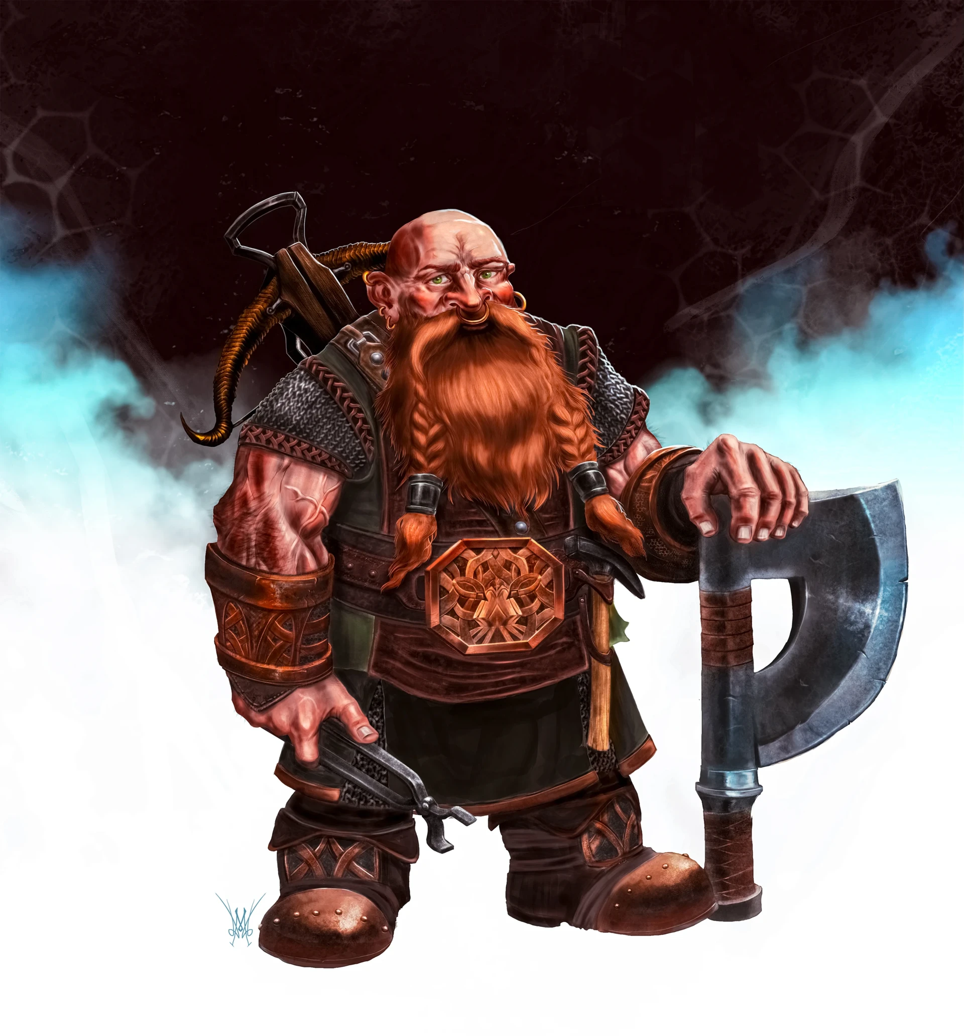 ArtStation - CLERIC FORGE DWARF
