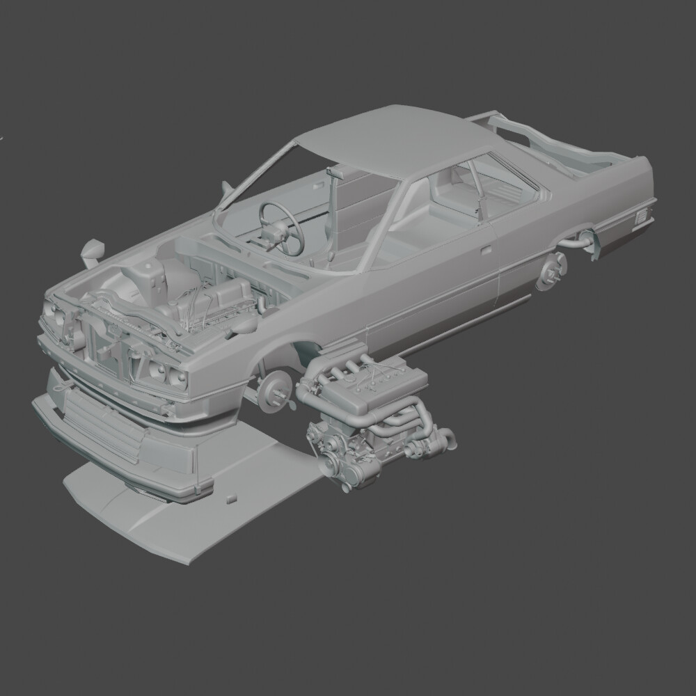 ArtStation - 1983 Nissan Skyline RS Turbo (DR30)