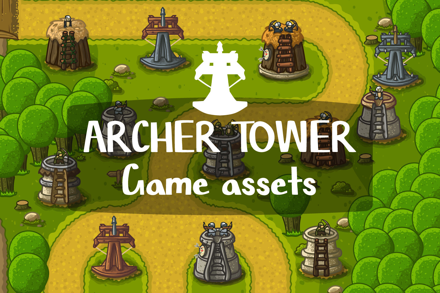 ArtStation - Archer Tower Game Assets