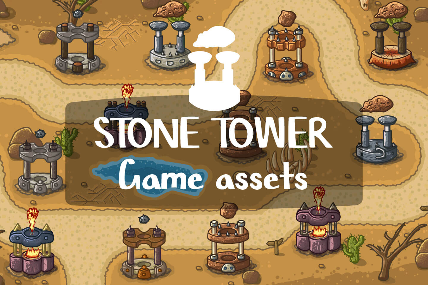 ArtStation - Free Stone Tower Game Assets
