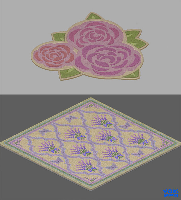 ArtStation - Provence-style carpets my 2d artwork