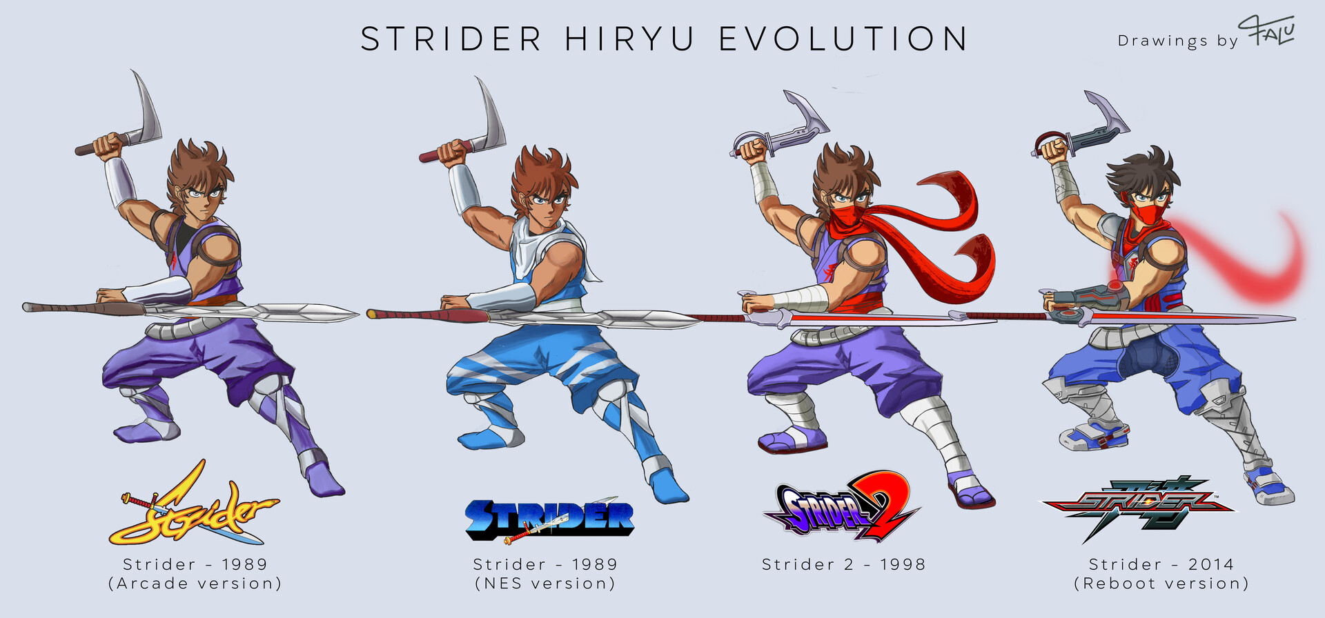 ArtStation - Strider Hiryu Evolution