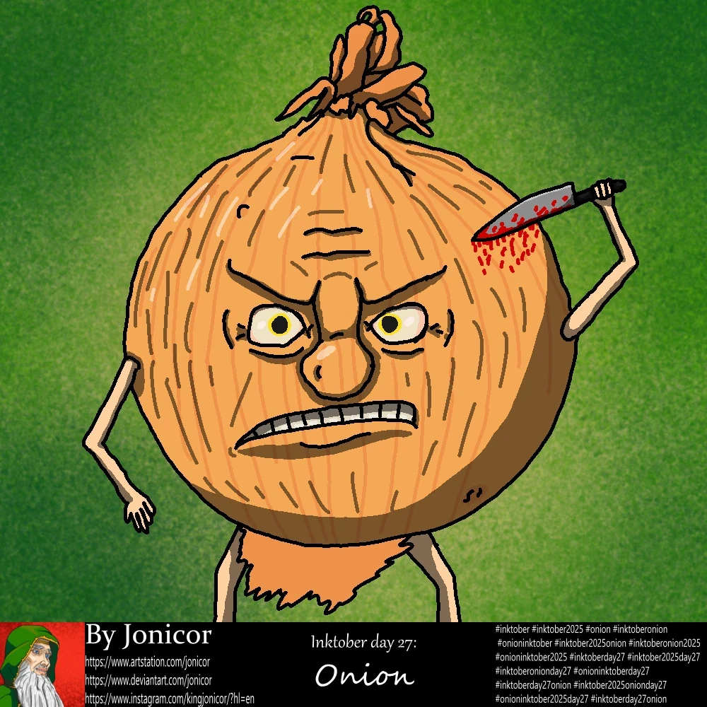 ArtStation - Inktober Day 27: Onion