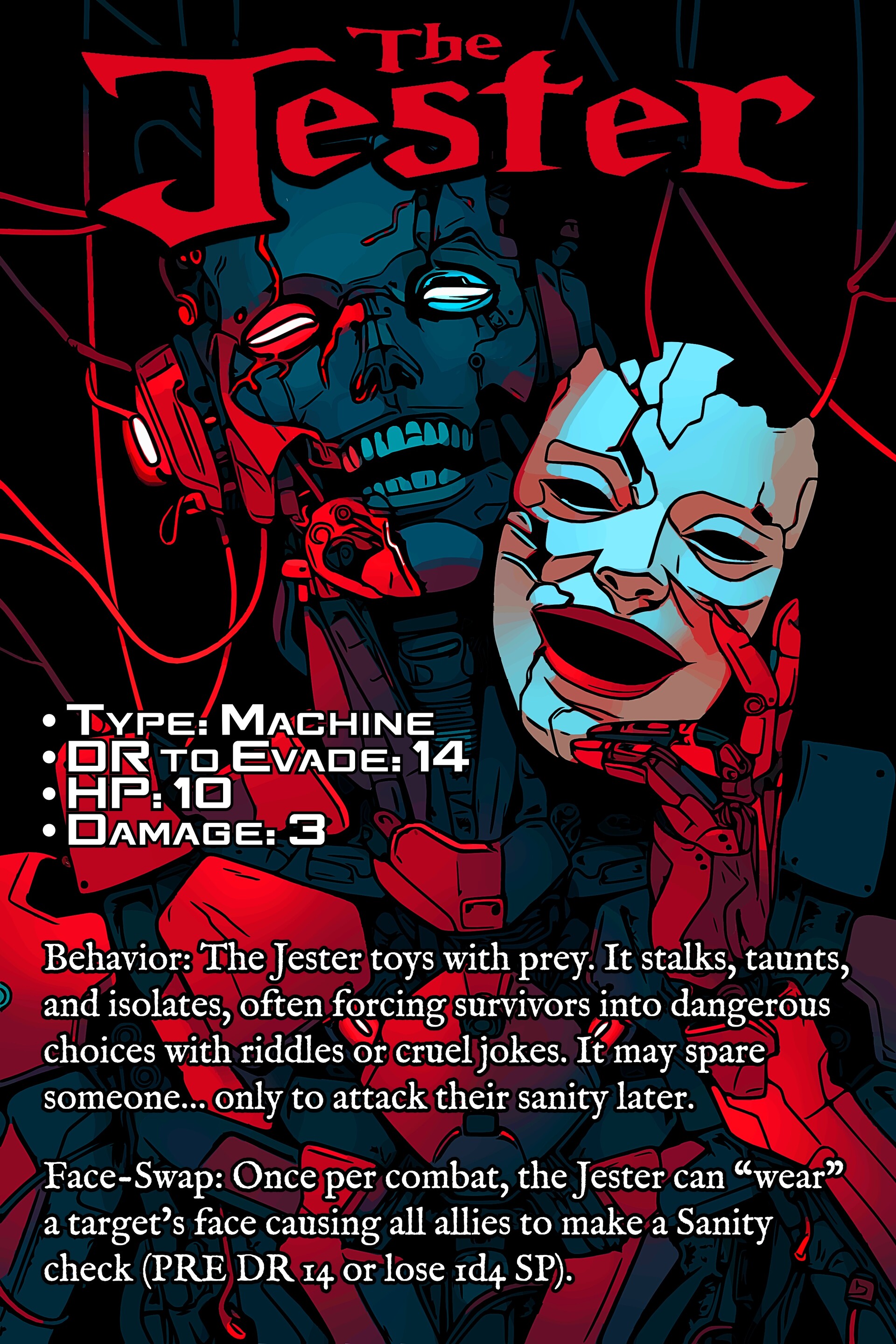 ArtStation - The Structure – The Jester Enemy Concept Art