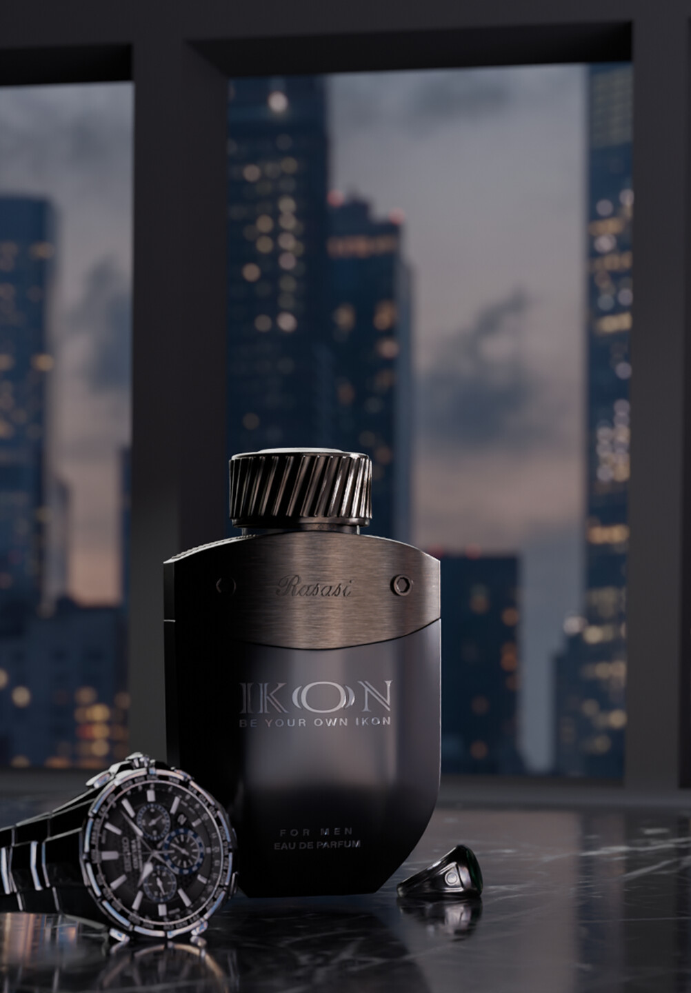 ArtStation - Rasasi IKON | Perfume Visualization for Ad Campaign