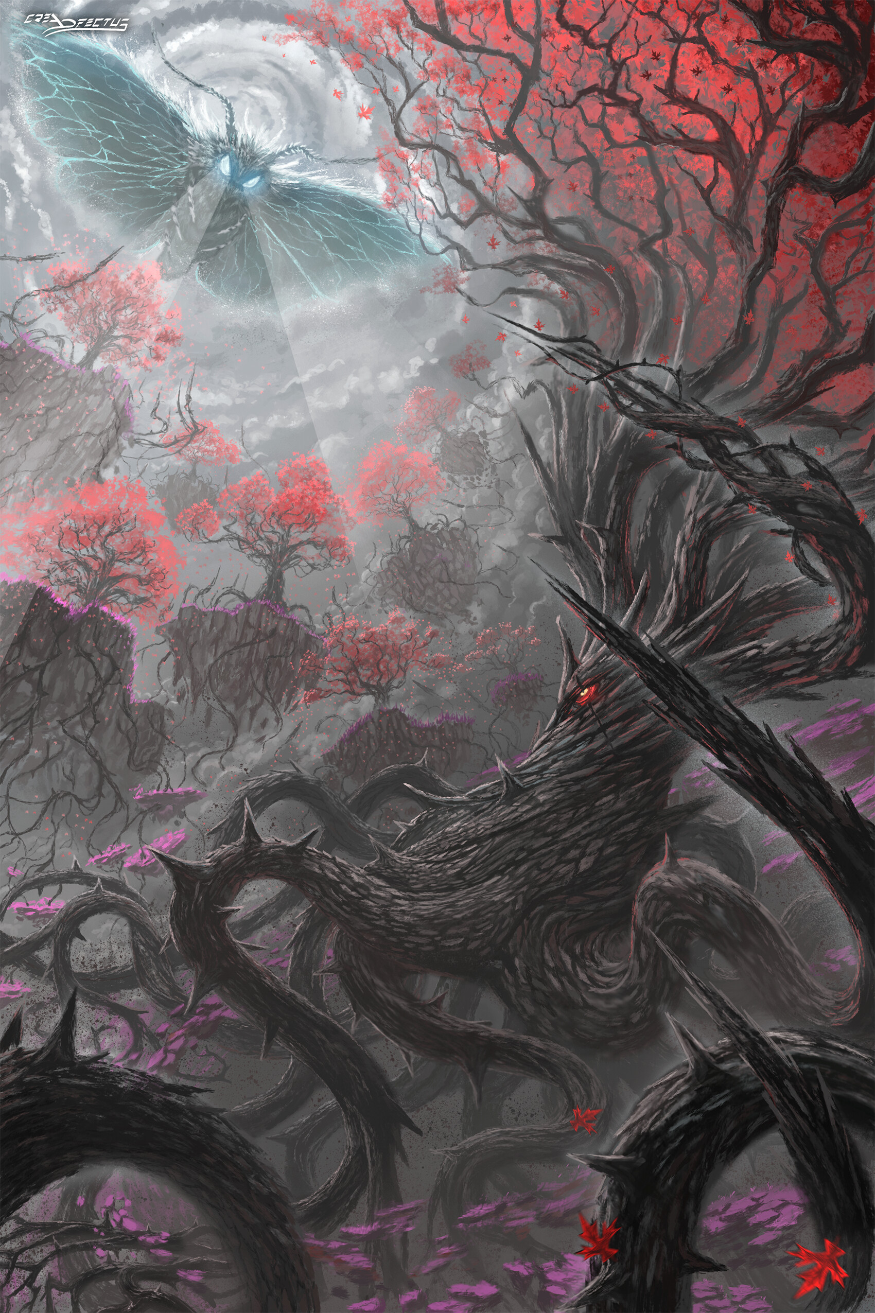 ArtStation - Reborn as a Demonic Tree - Book 8