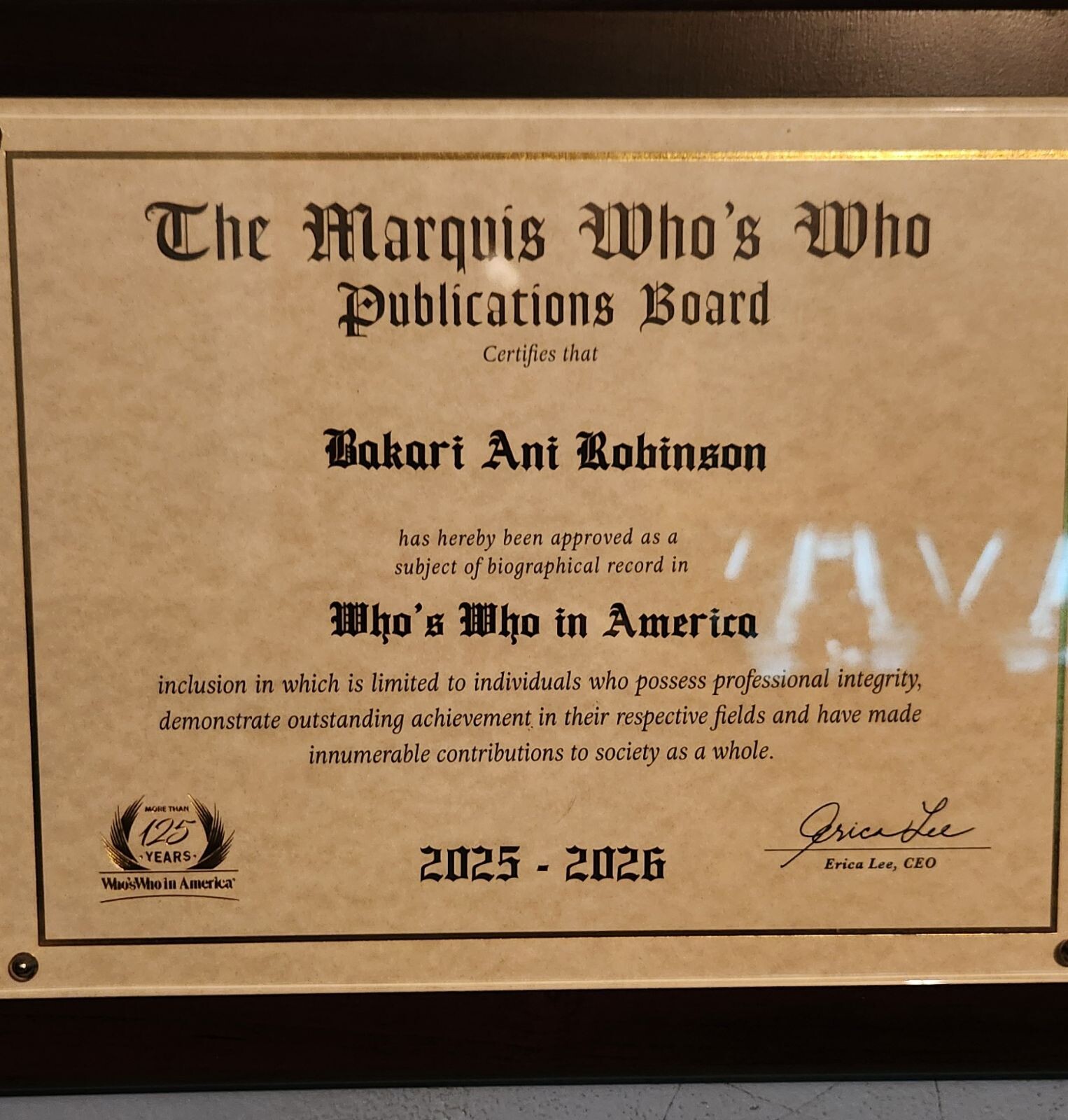 ArtStation - Marquis award Who's Who's in America Macrocosm Studios ...