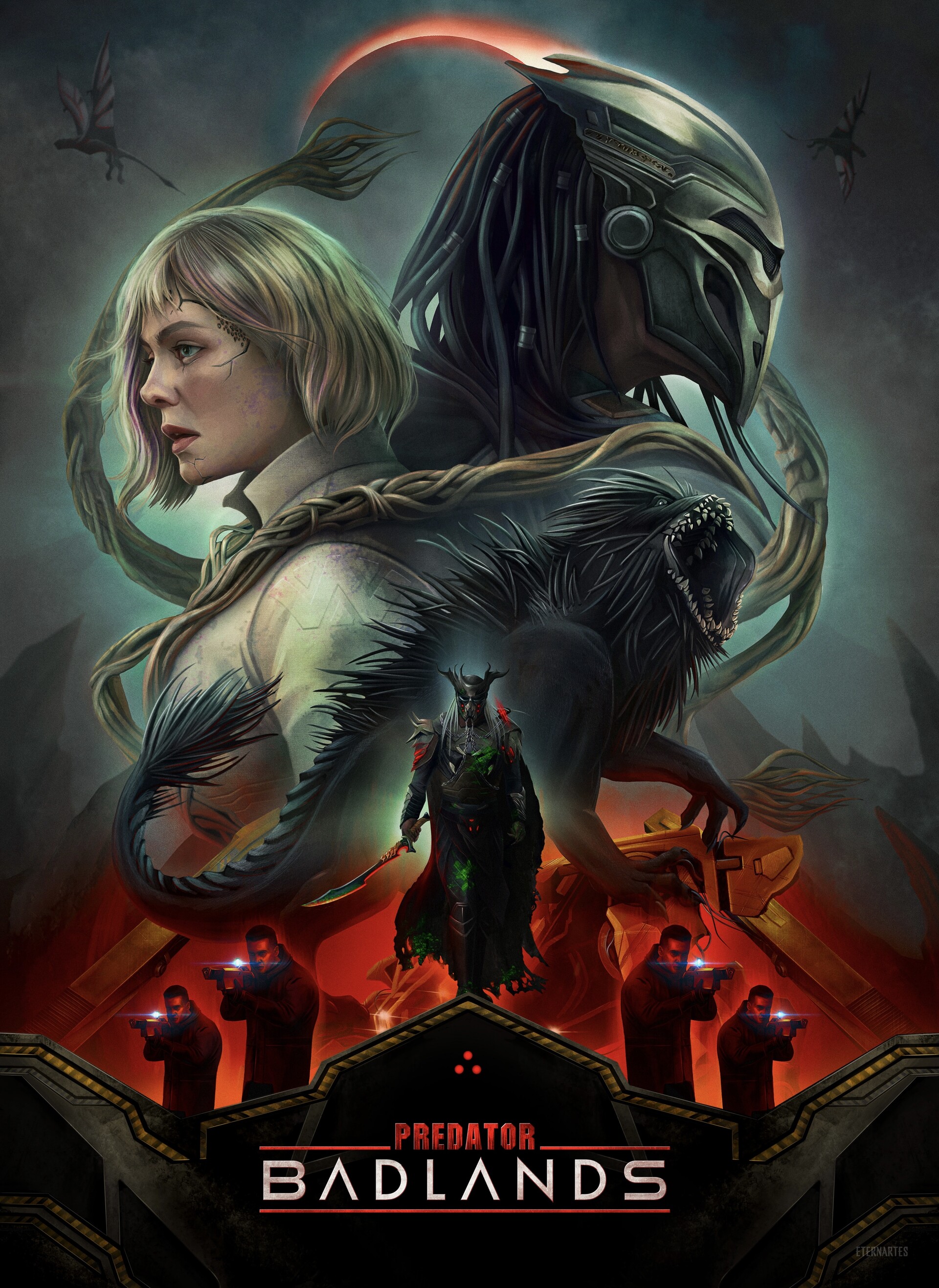 predator badlands poster